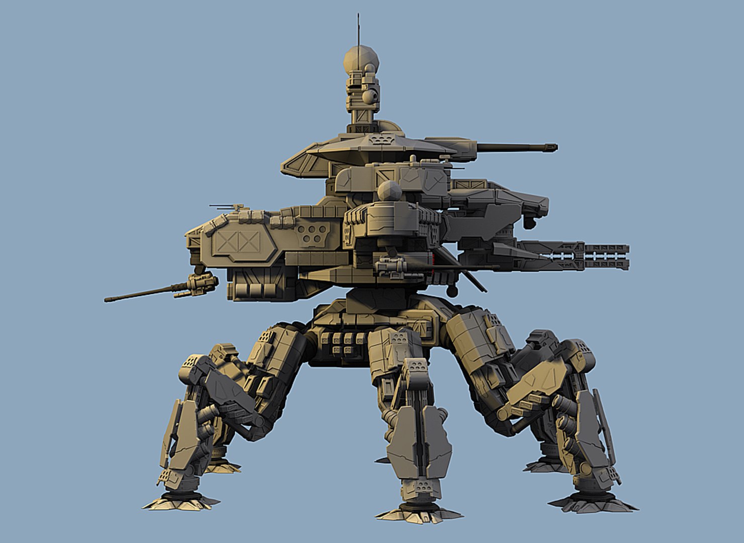 mech annihilator 3d model