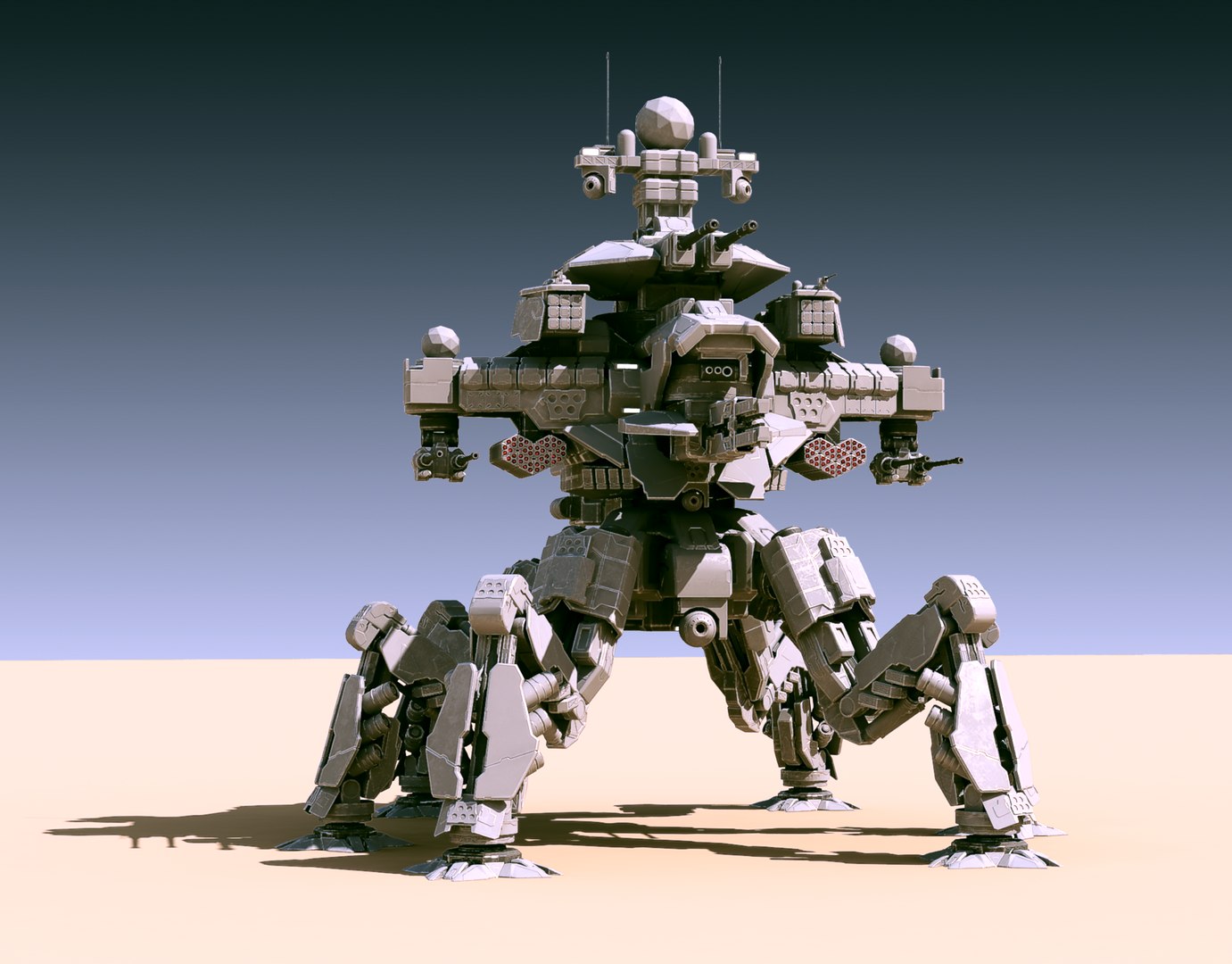 Mech Annihilator 3d Model