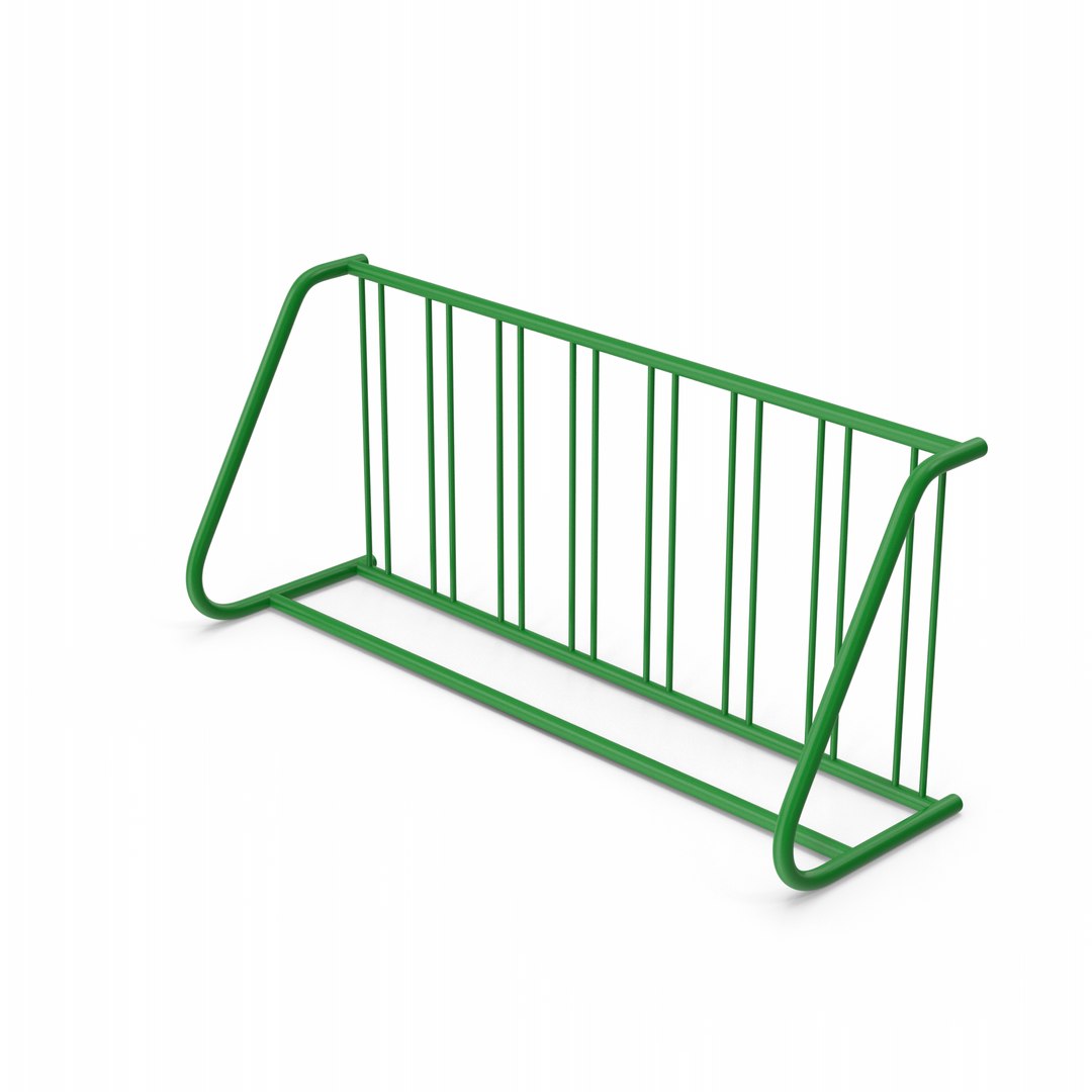 Green Bike Rack 3D - TurboSquid 1948837