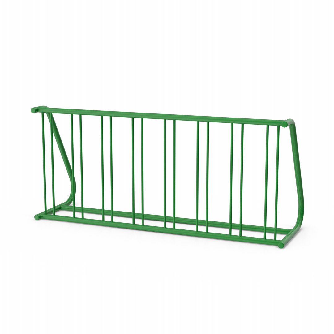 Green Bike Rack 3D - TurboSquid 1948837