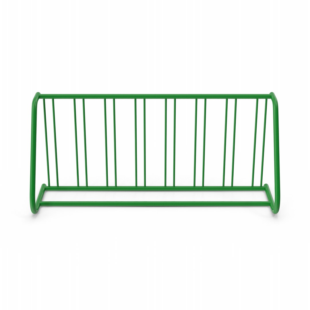 Green Bike Rack 3D - TurboSquid 1948837
