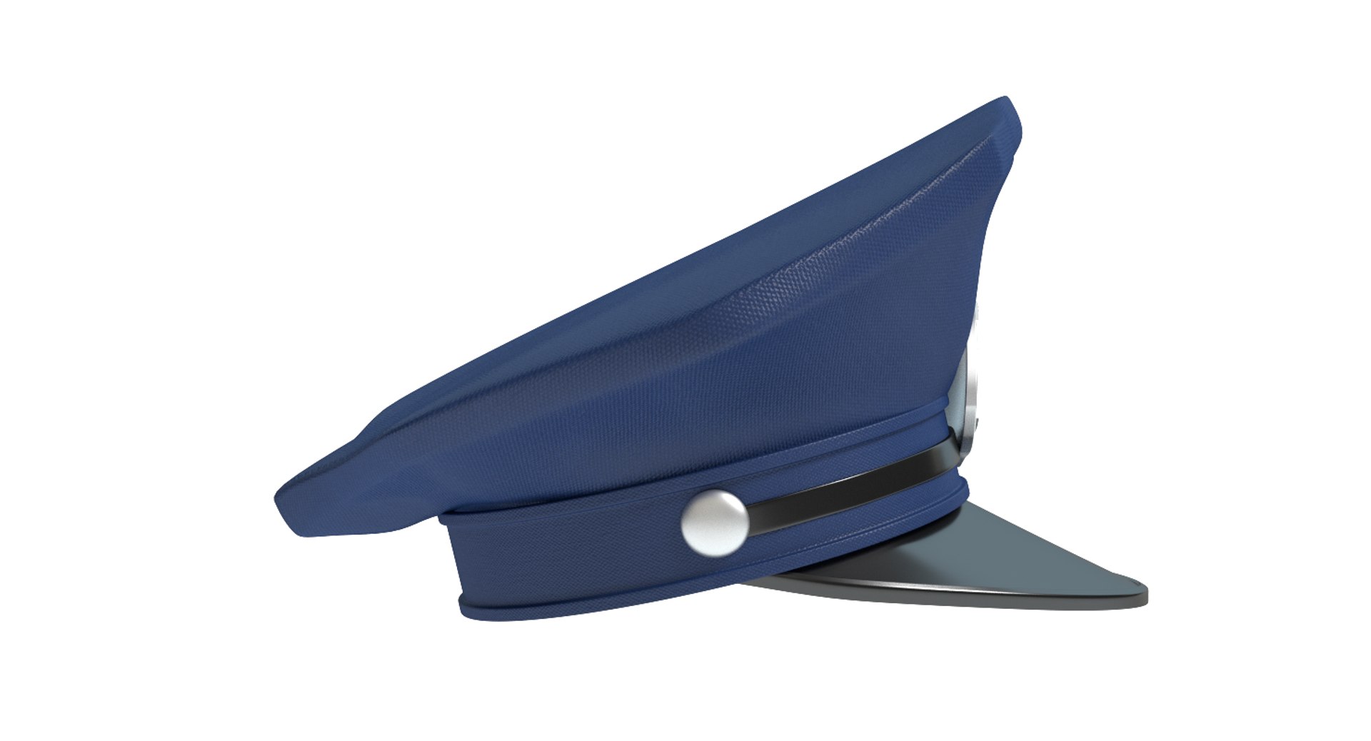 Police Hat 3d 3ds