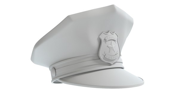 police hat 3d 3ds