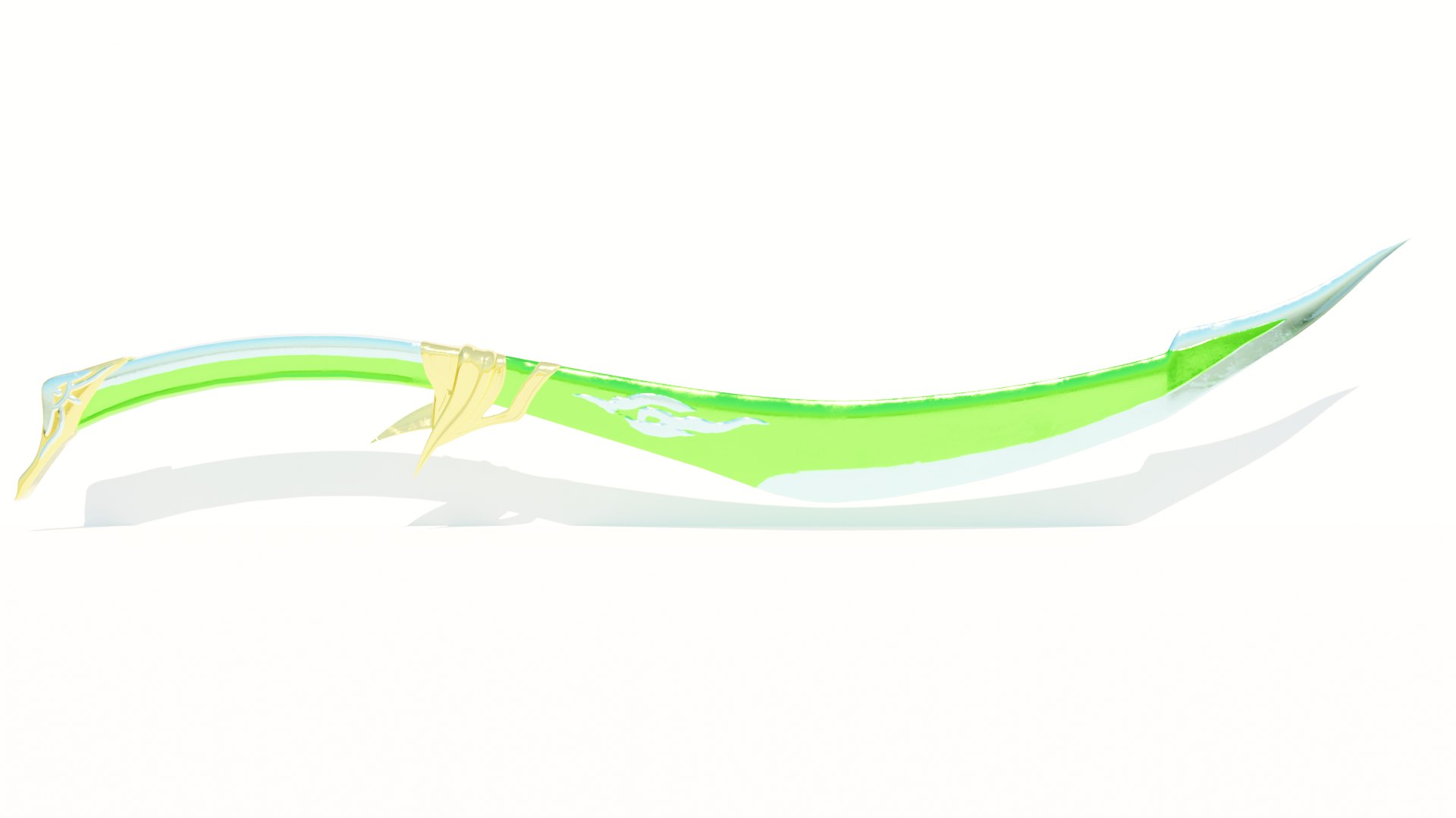 Green Sword 3D Model - TurboSquid 2085643