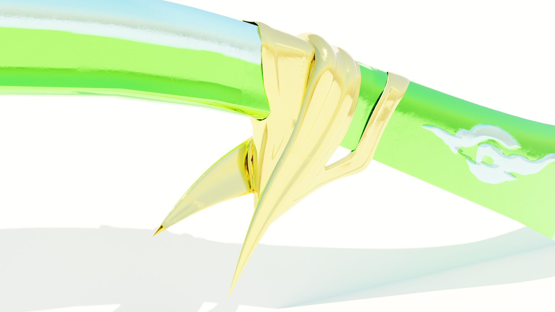 Green Sword 3D Model - TurboSquid 2085643