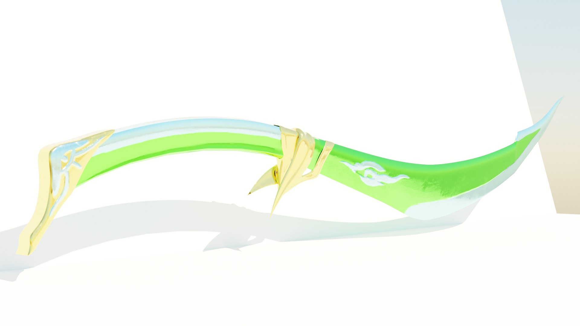 Green Sword 3D Model - TurboSquid 2085643