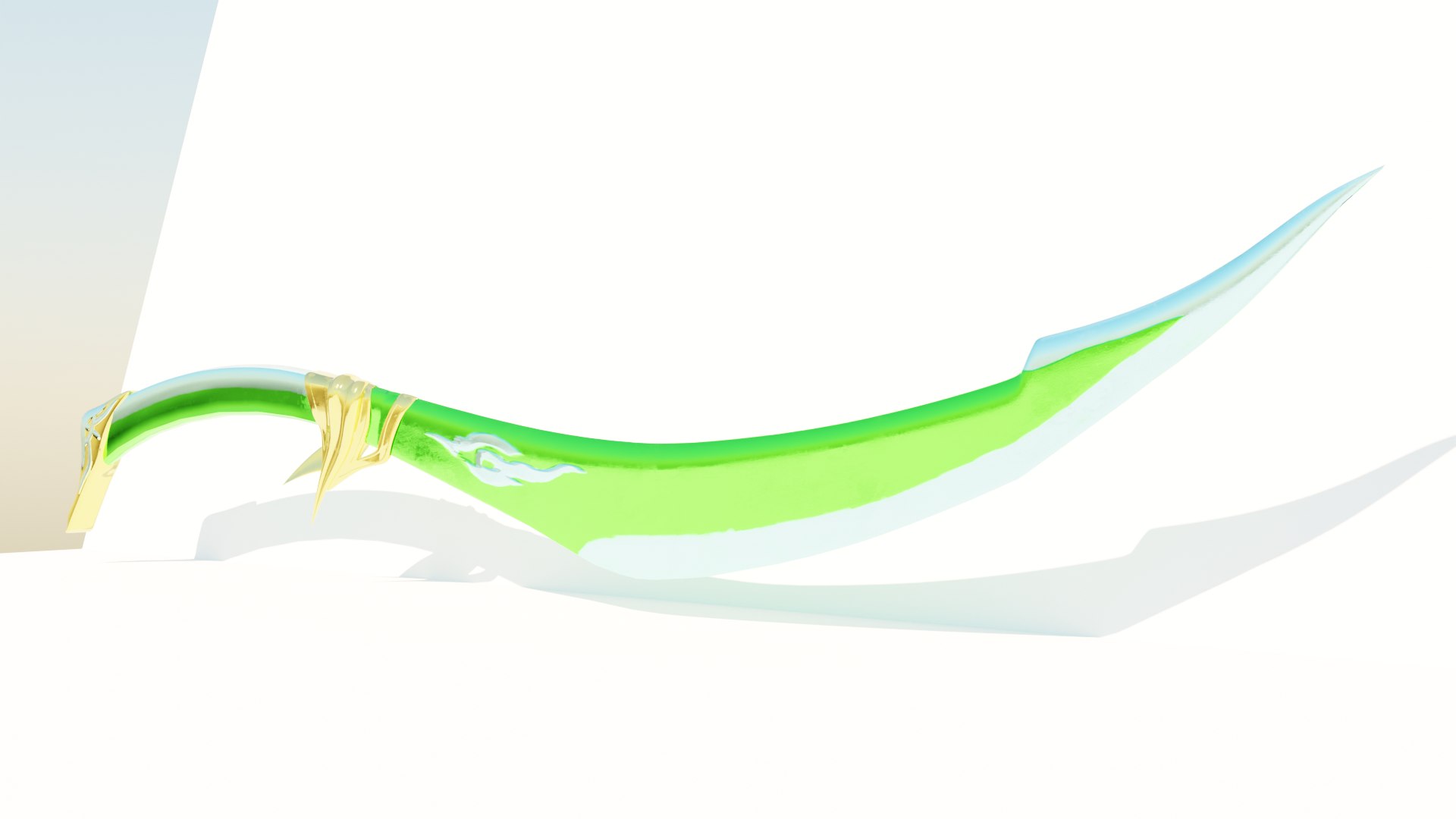 Green Sword 3D Model - TurboSquid 2085643