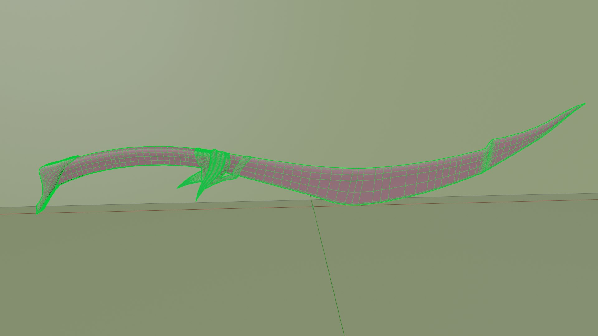 Green Sword 3D Model - TurboSquid 2085643