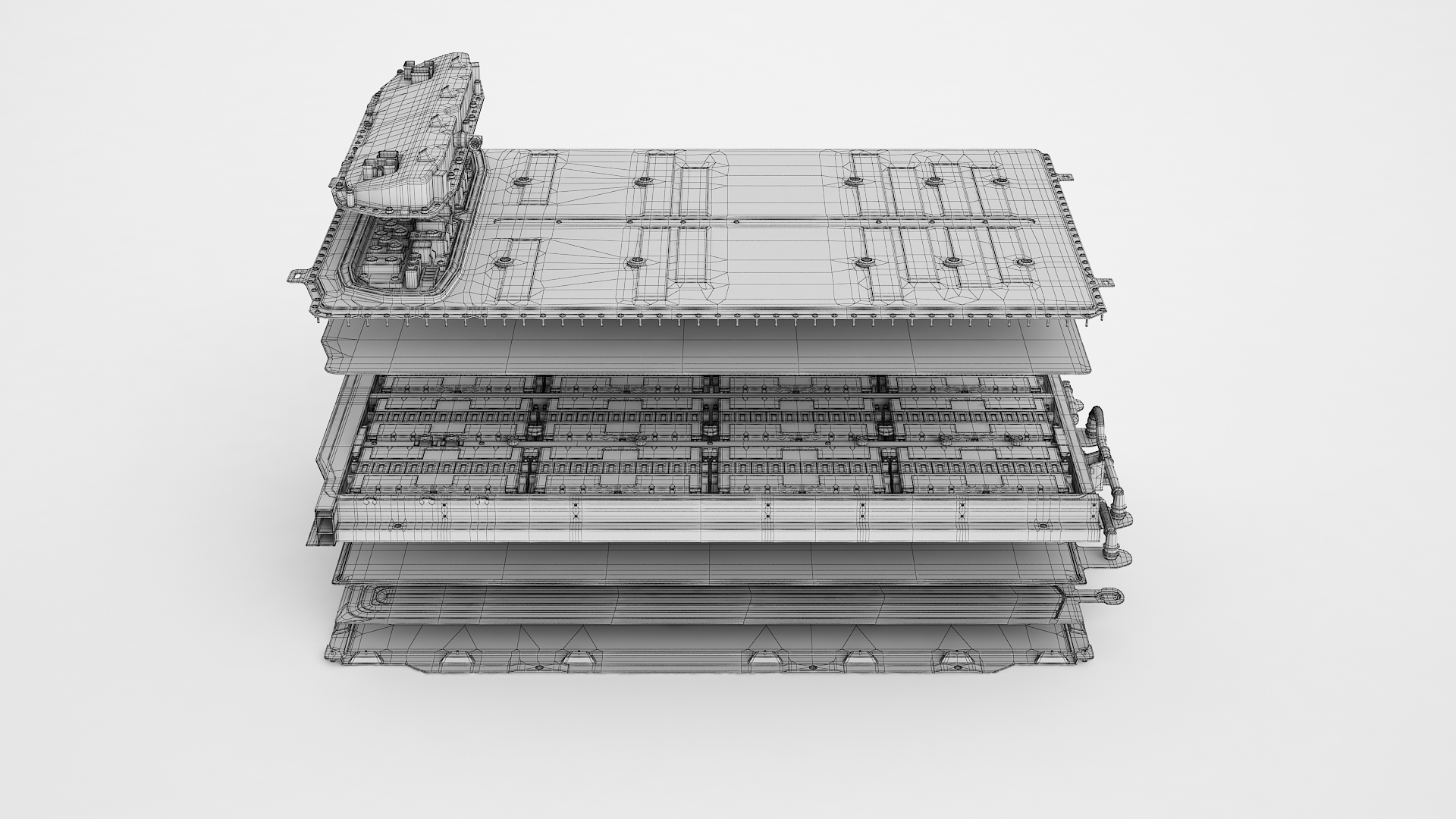 Electric Cars Battery Generic 14 3D Model - TurboSquid 2400326