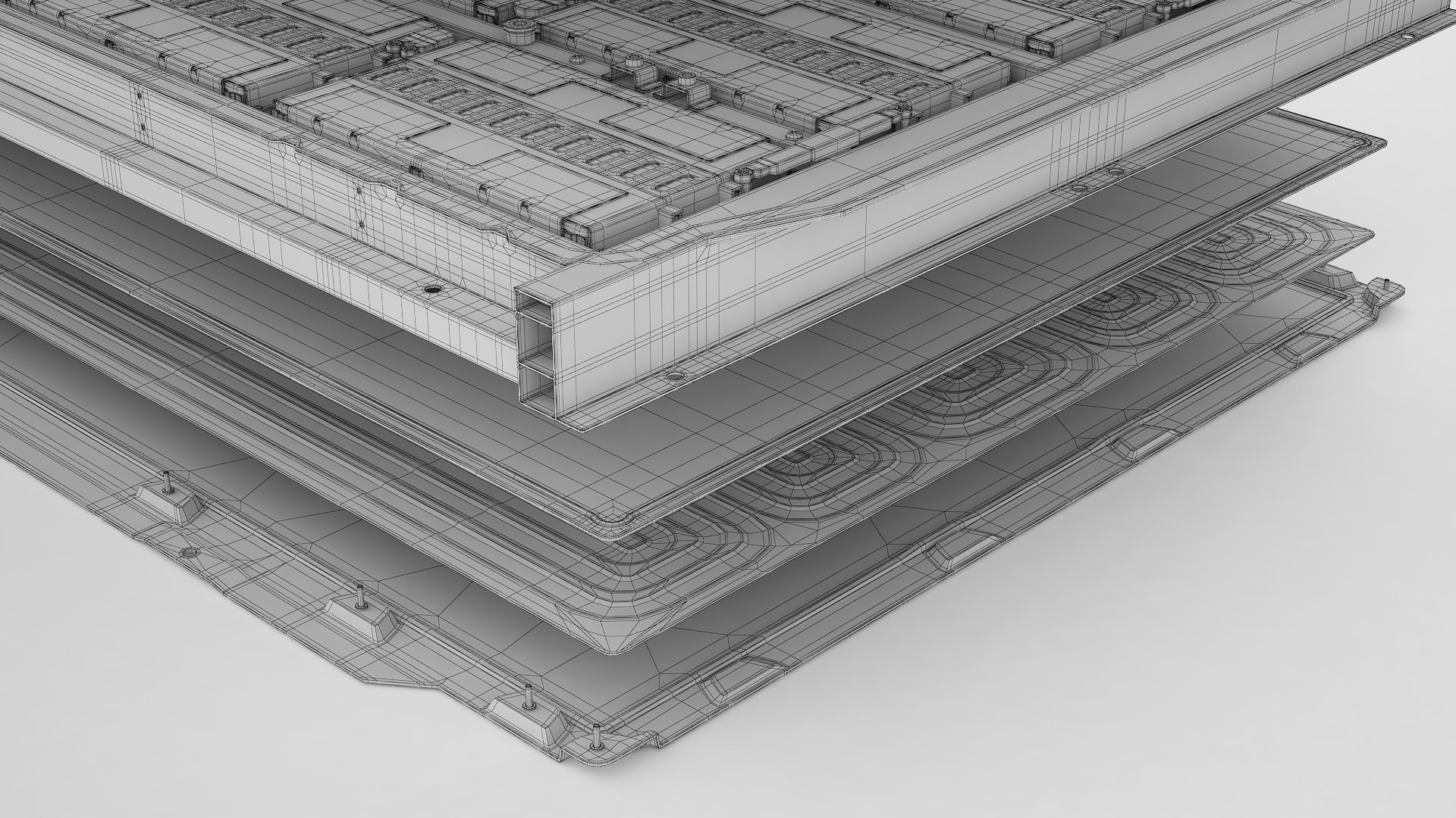 Electric Cars Battery Generic 14 3D Model - TurboSquid 2400326