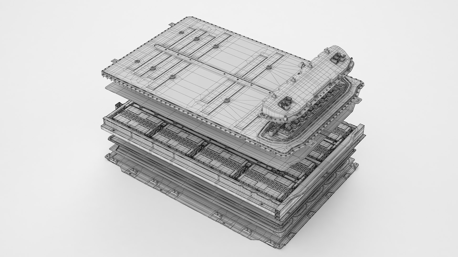 Electric Cars Battery Generic 14 3D Model - TurboSquid 2400326