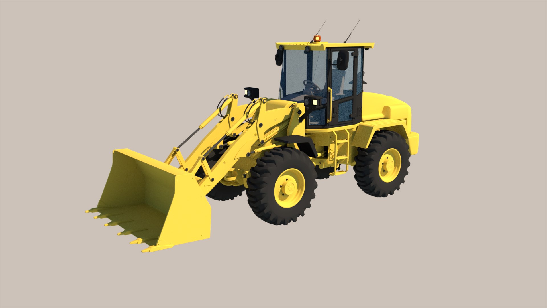 3D Wheel Loader - TurboSquid 1947160