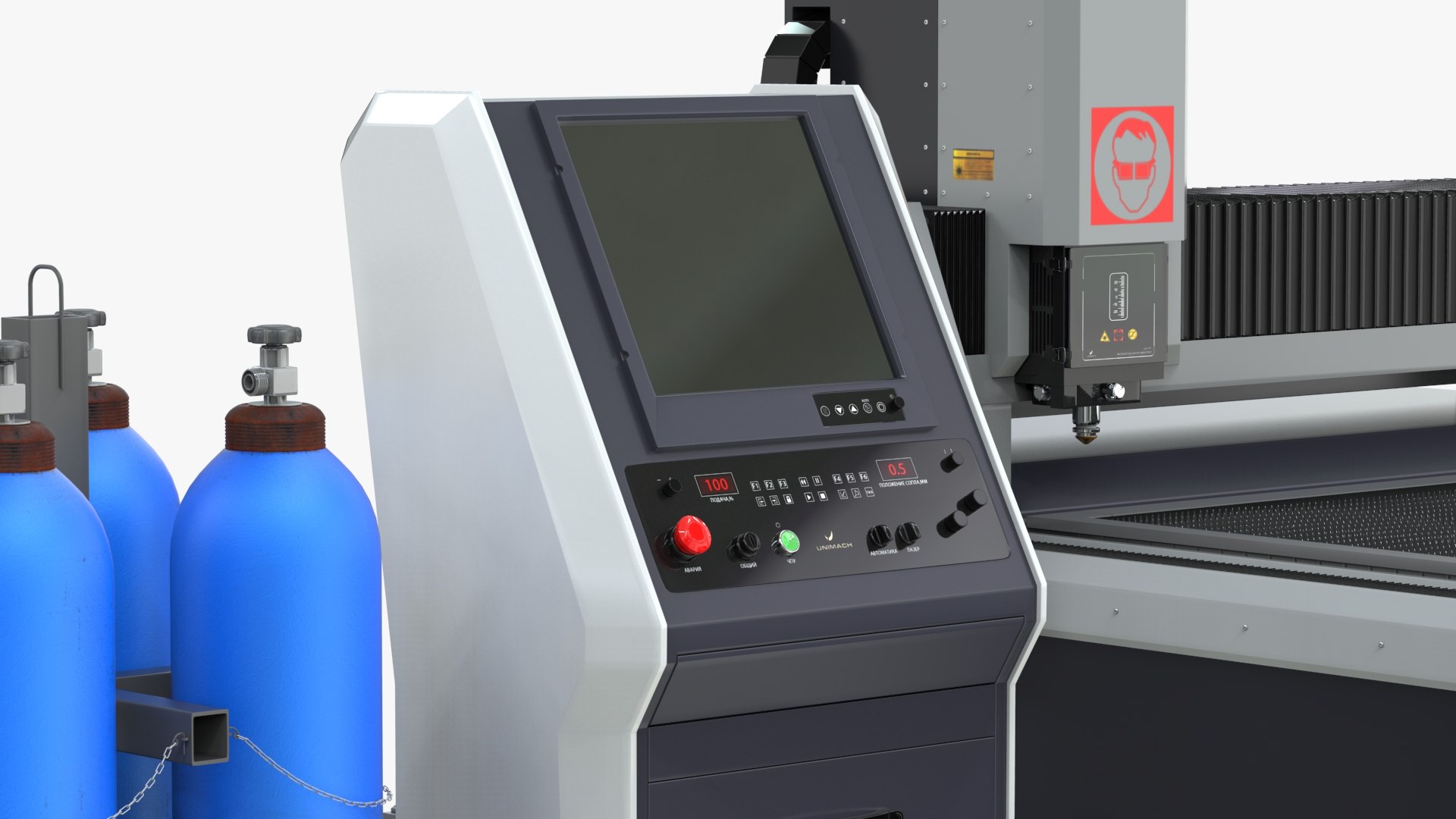 Laser Metal Cutting Machine Model - TurboSquid 1428104