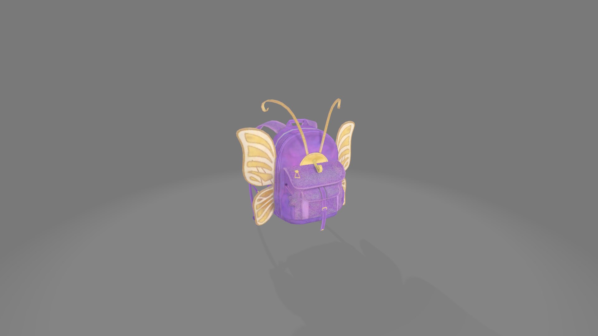 3D Bag 3x Butterfly Wings Backpack model - TurboSquid 2148437