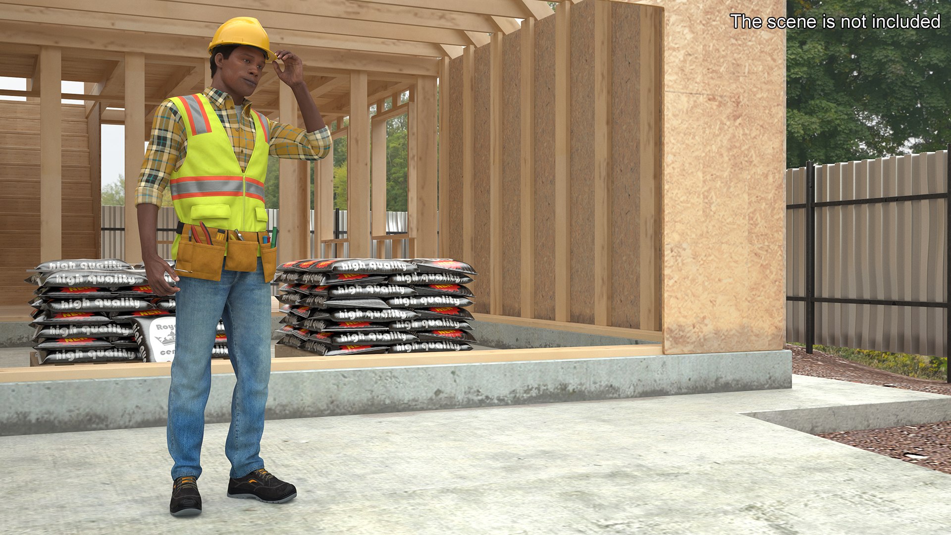 3D Clothing For Construction Workers Model - TurboSquid 2279877