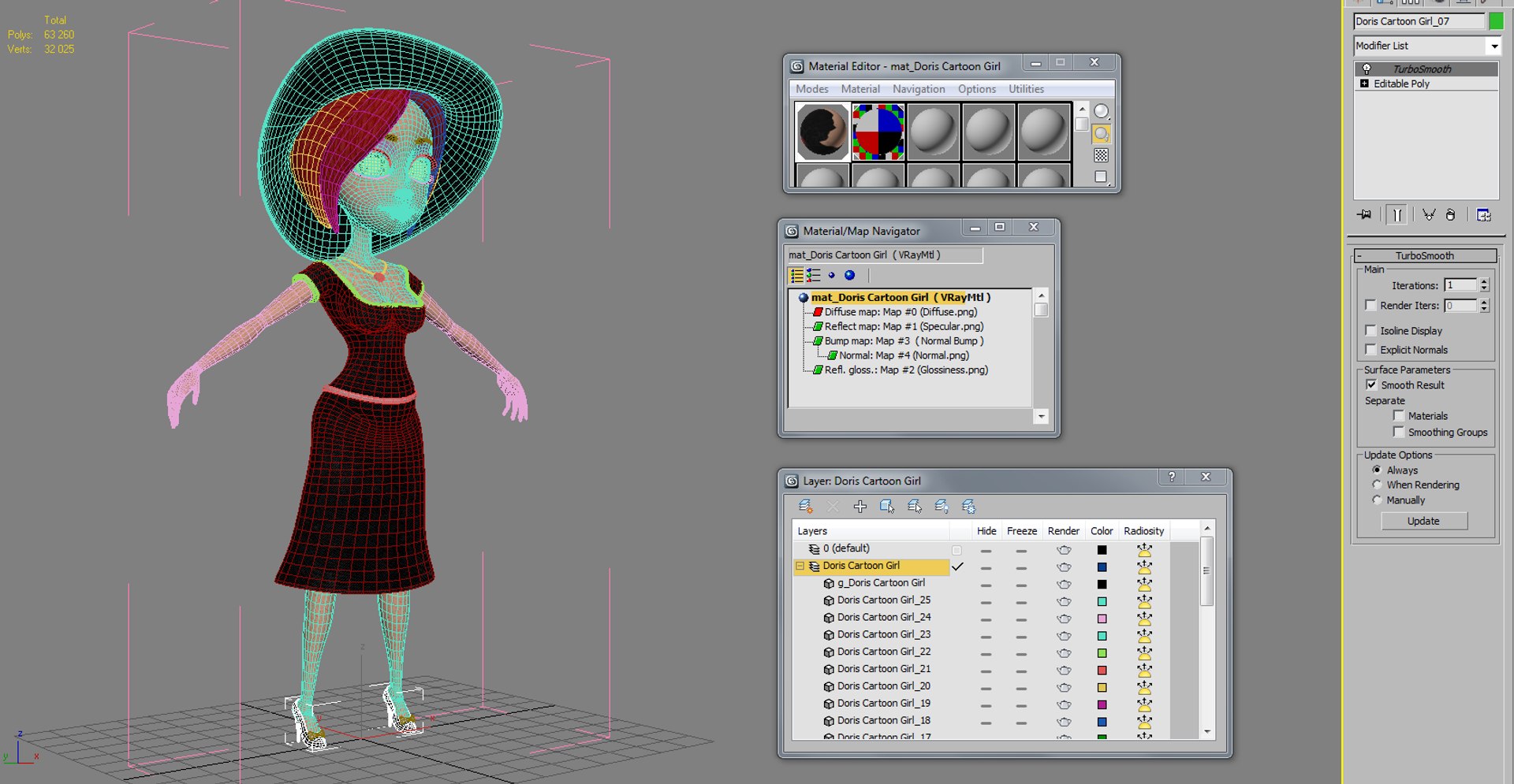 Doris Cartoon Girl Max