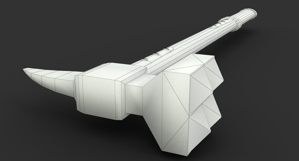 3d model battle hammer