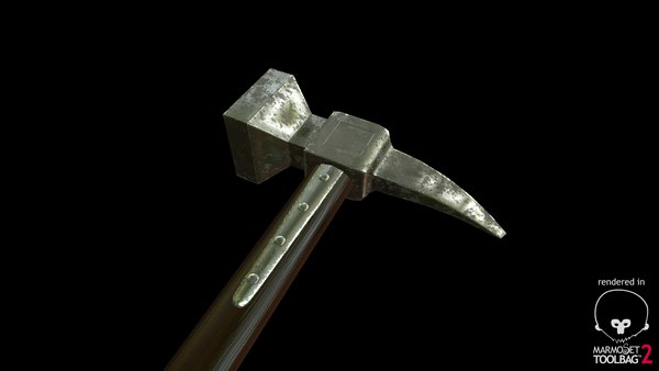 3d model battle hammer