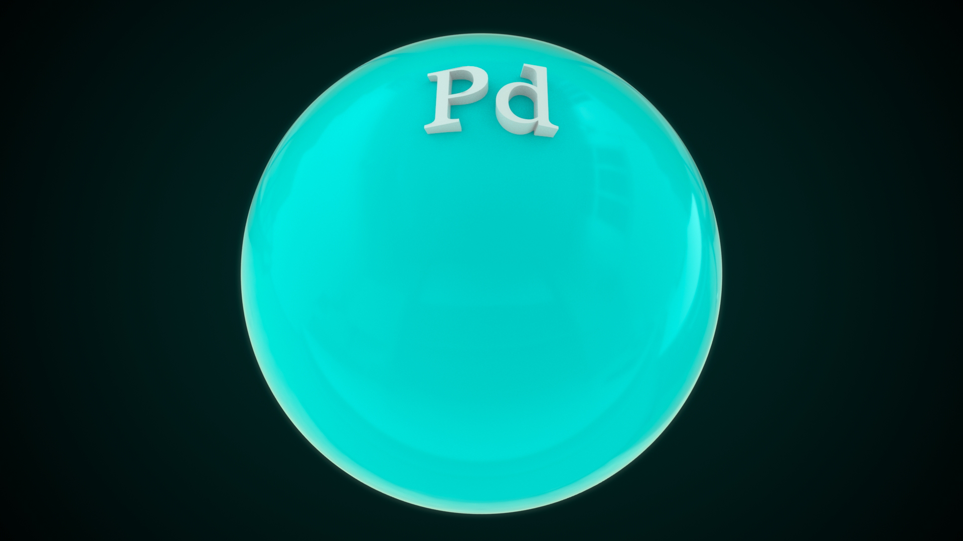 3D Palladium Chemical Element Model - TurboSquid 2136250
