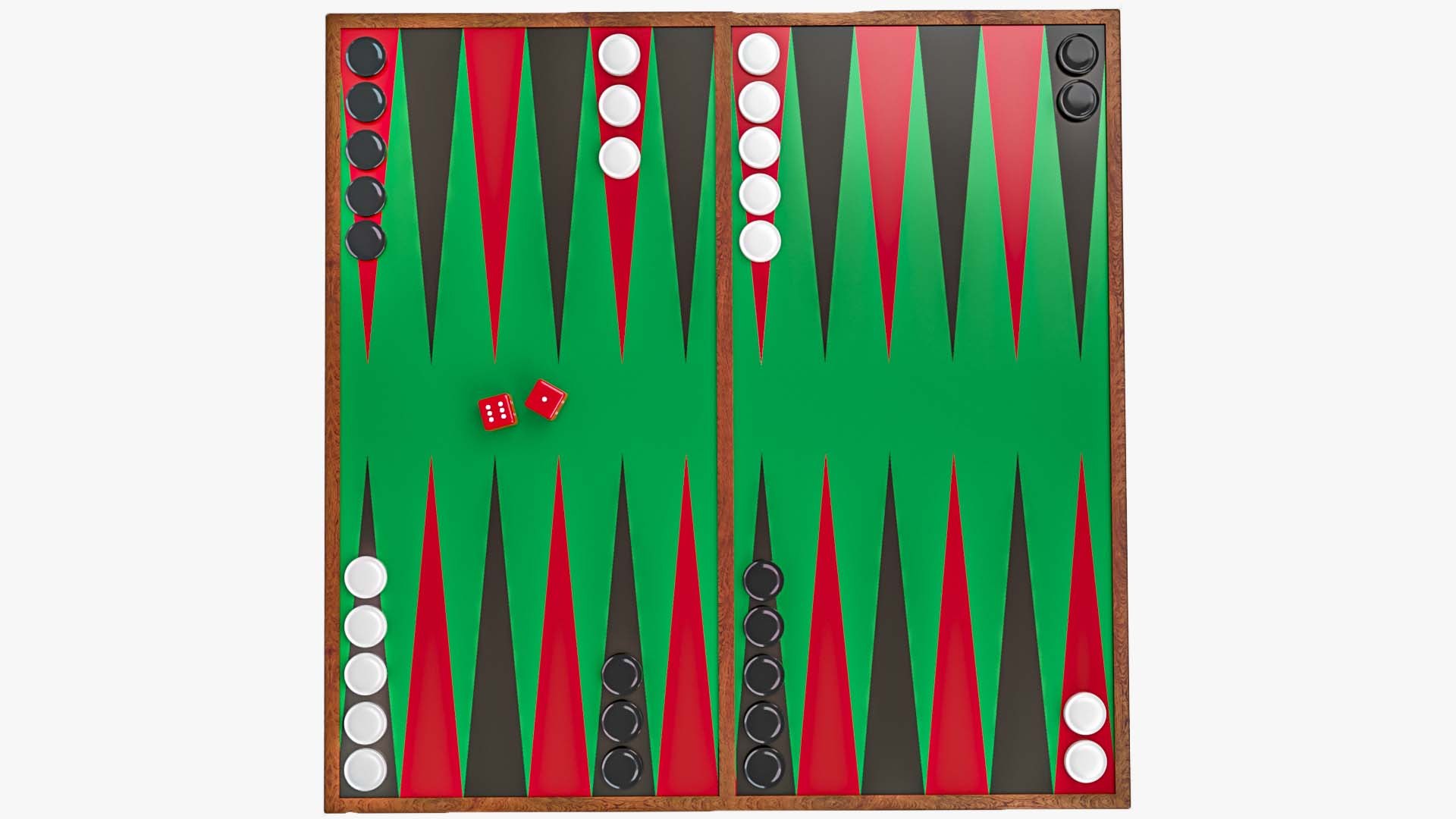 Backgammon Model - TurboSquid 2291409