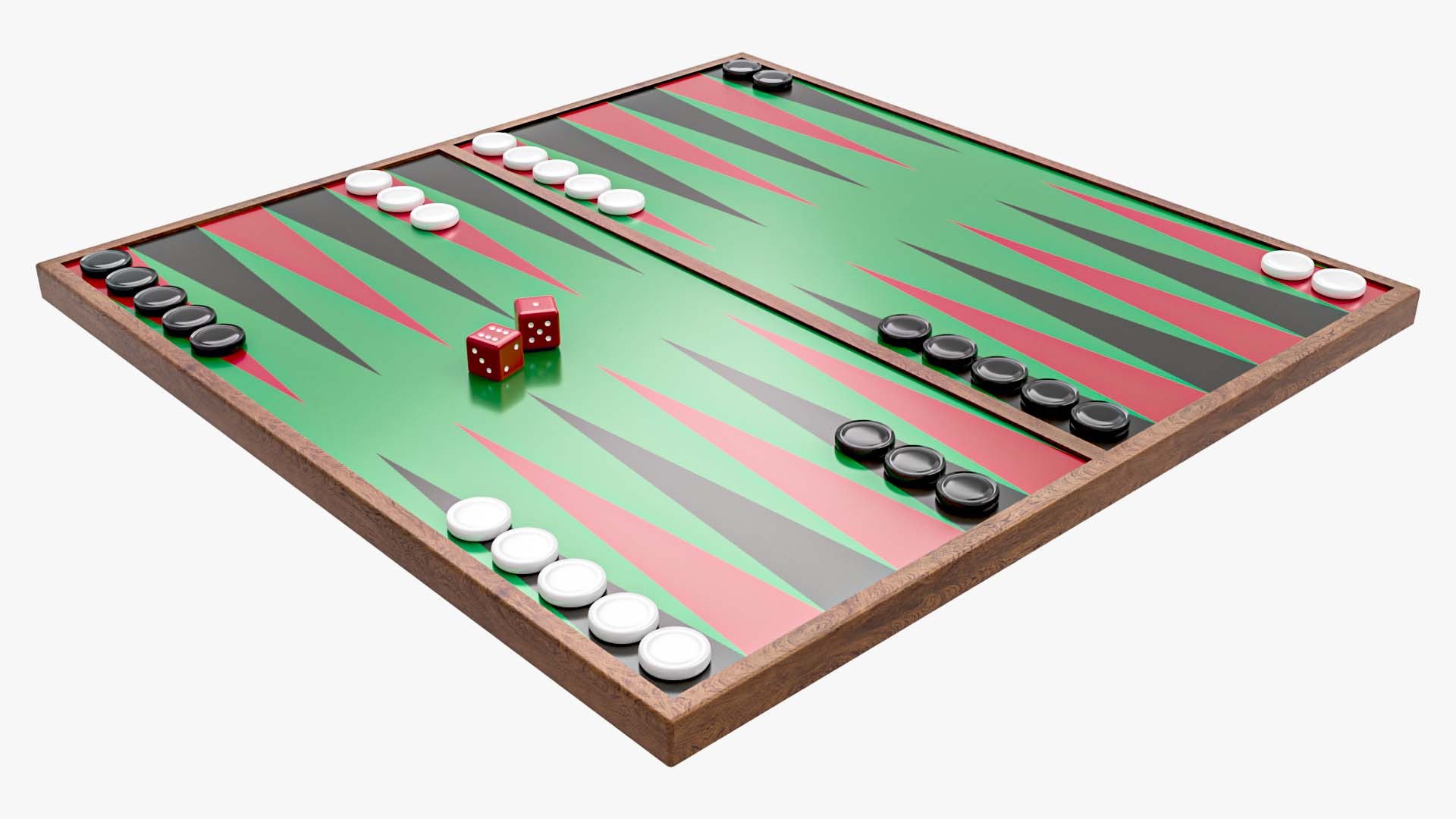 Backgammon Model - TurboSquid 2291409