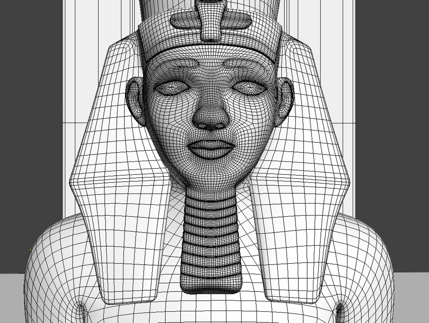 3d Model Temple Statues