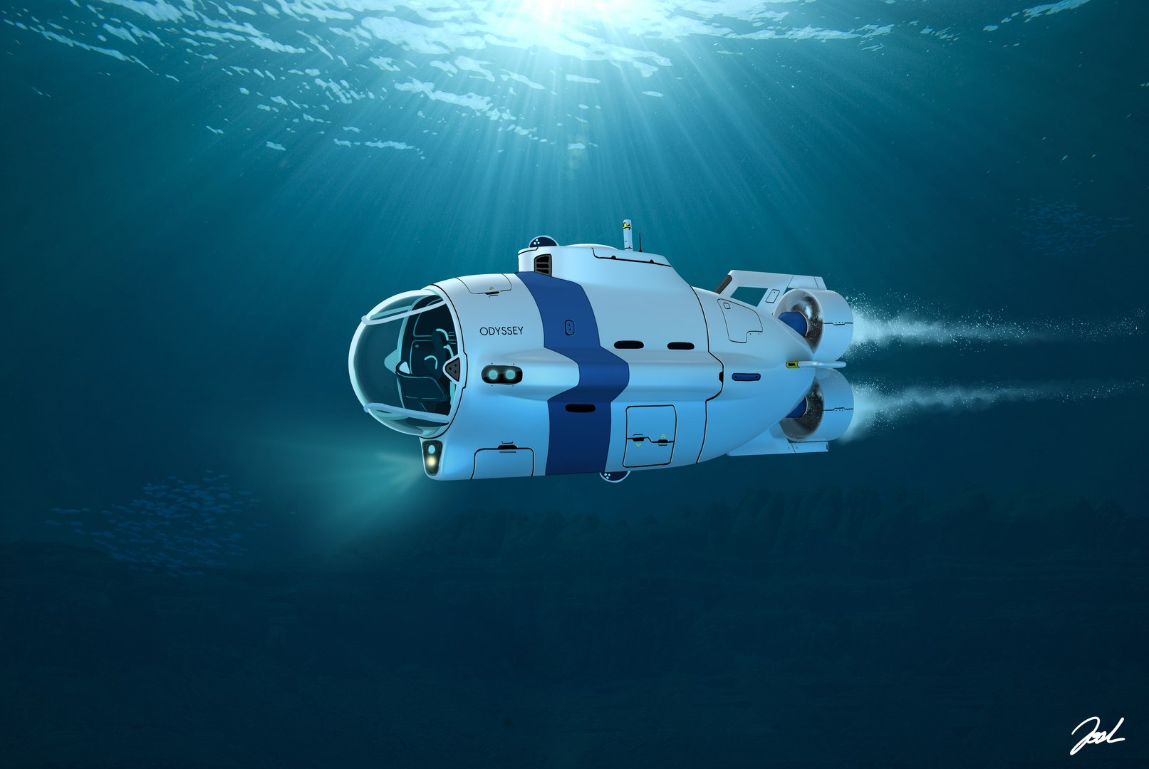 Free Odyssey Submarine 3D Model - TurboSquid 1799692