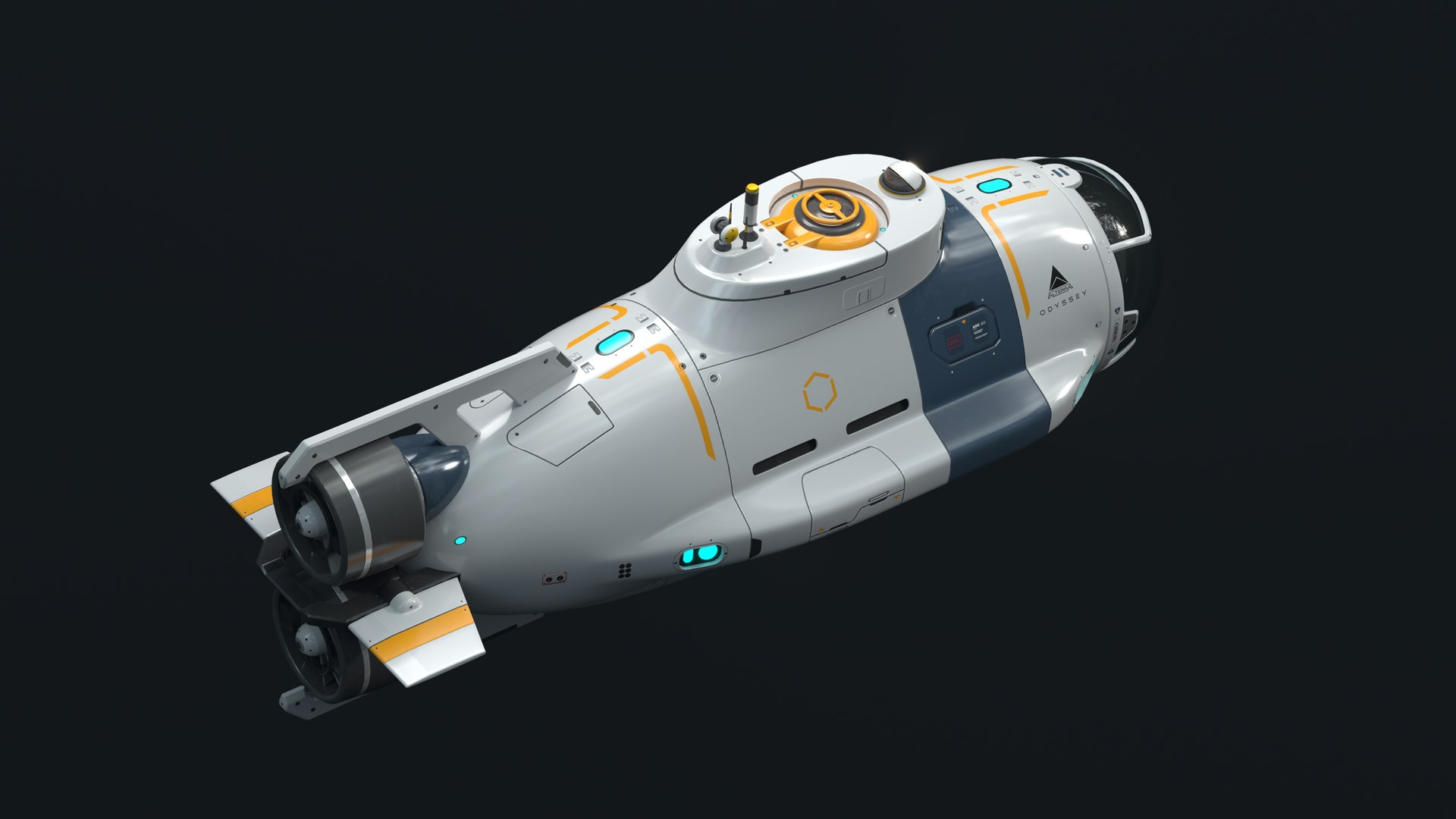 Free Odyssey Submarine 3D Model - TurboSquid 1799692