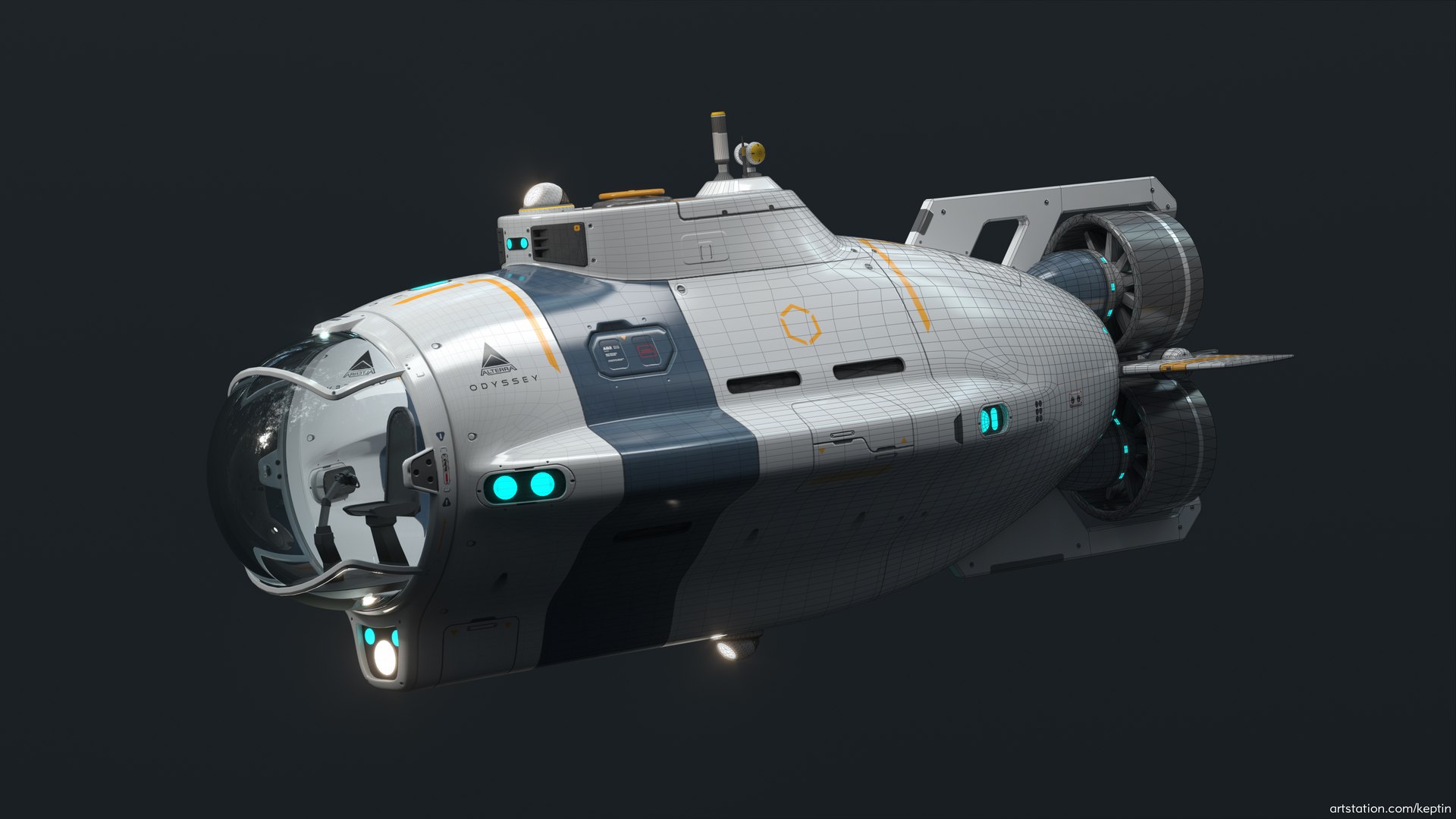 Free Odyssey Submarine 3D Model - TurboSquid 1799692
