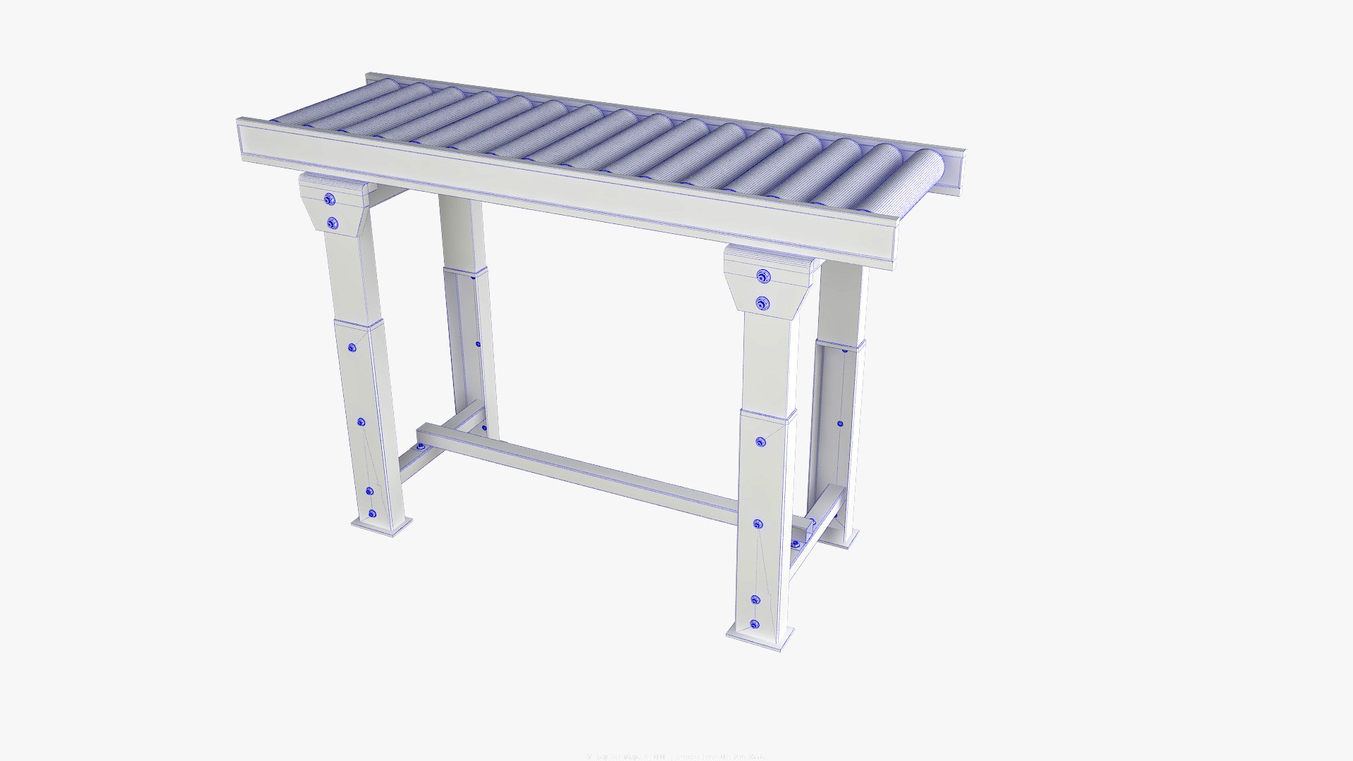 3D roller conveyor industrial - TurboSquid 1592177