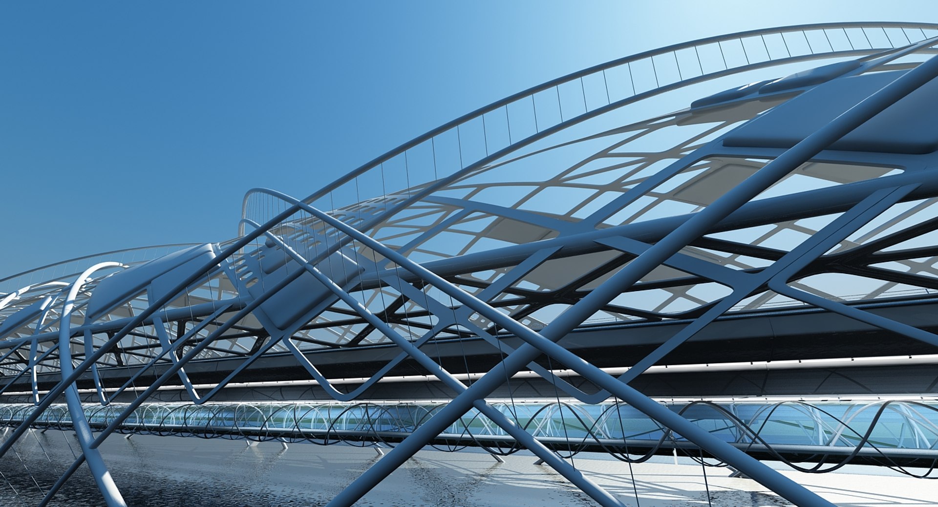 Futuristic Bridge 2 Max