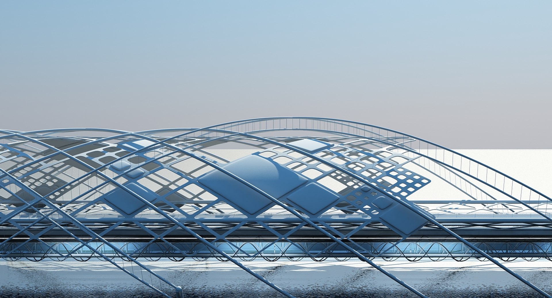Futuristic Bridge 2 Max