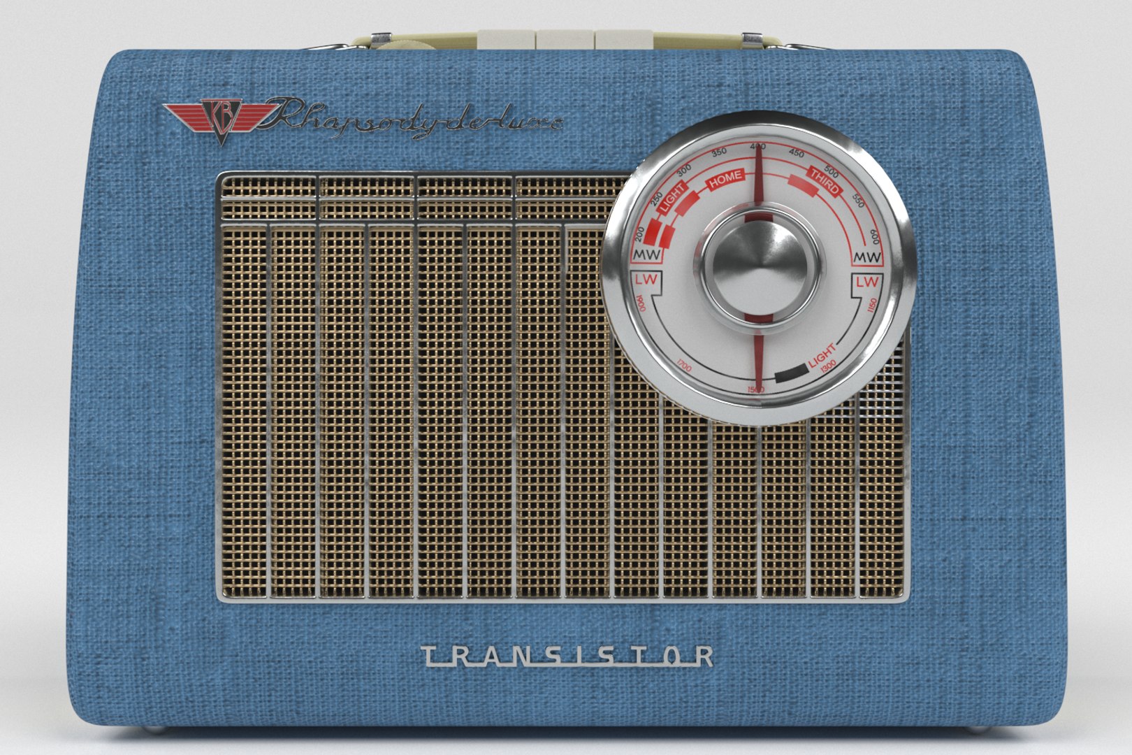 3D Transistor Radio - TurboSquid 1395054