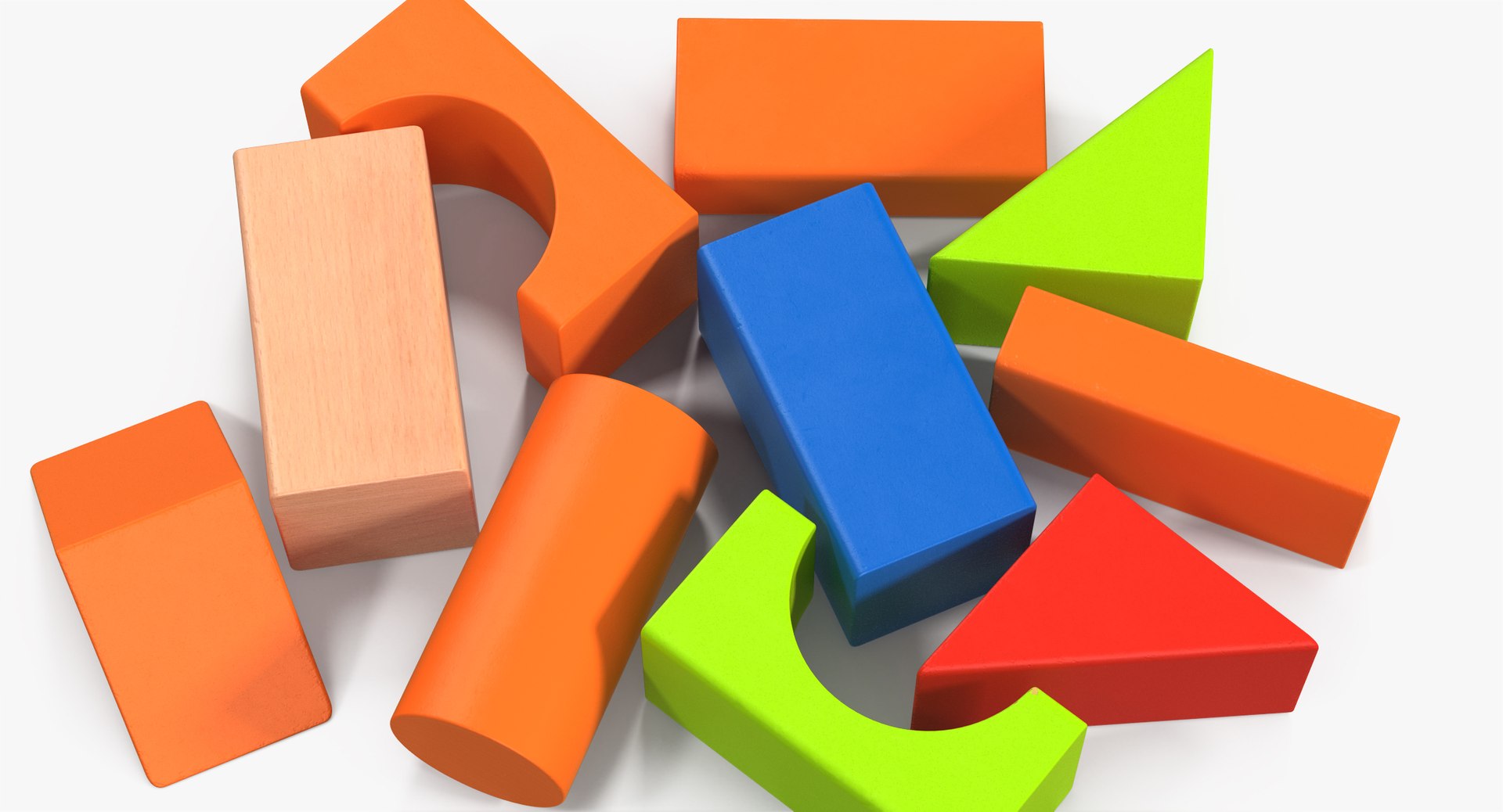 3D Rocket Wooden Building Blocks Model - TurboSquid 1454368