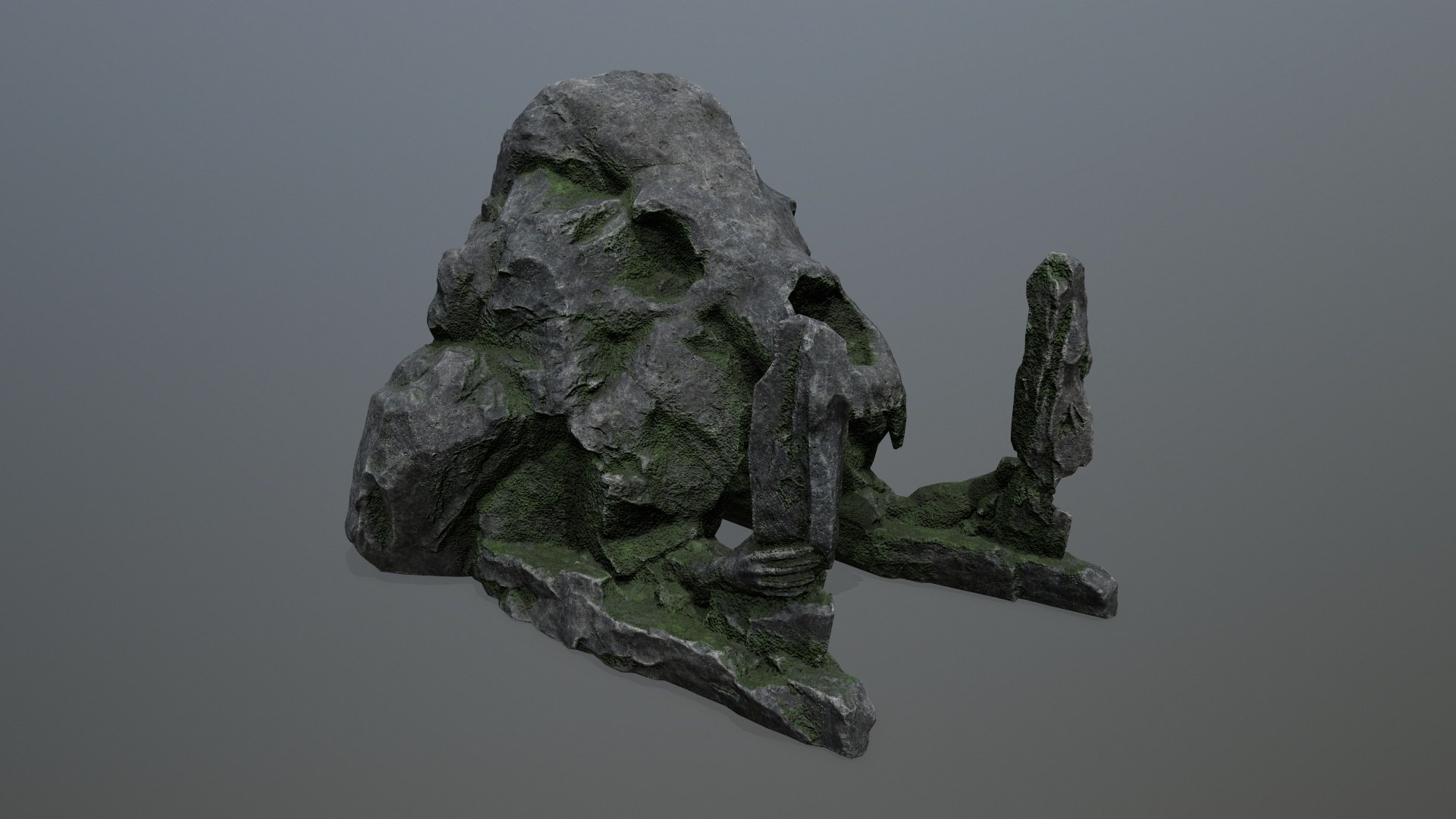 3D Skull Rock - TurboSquid 2147073