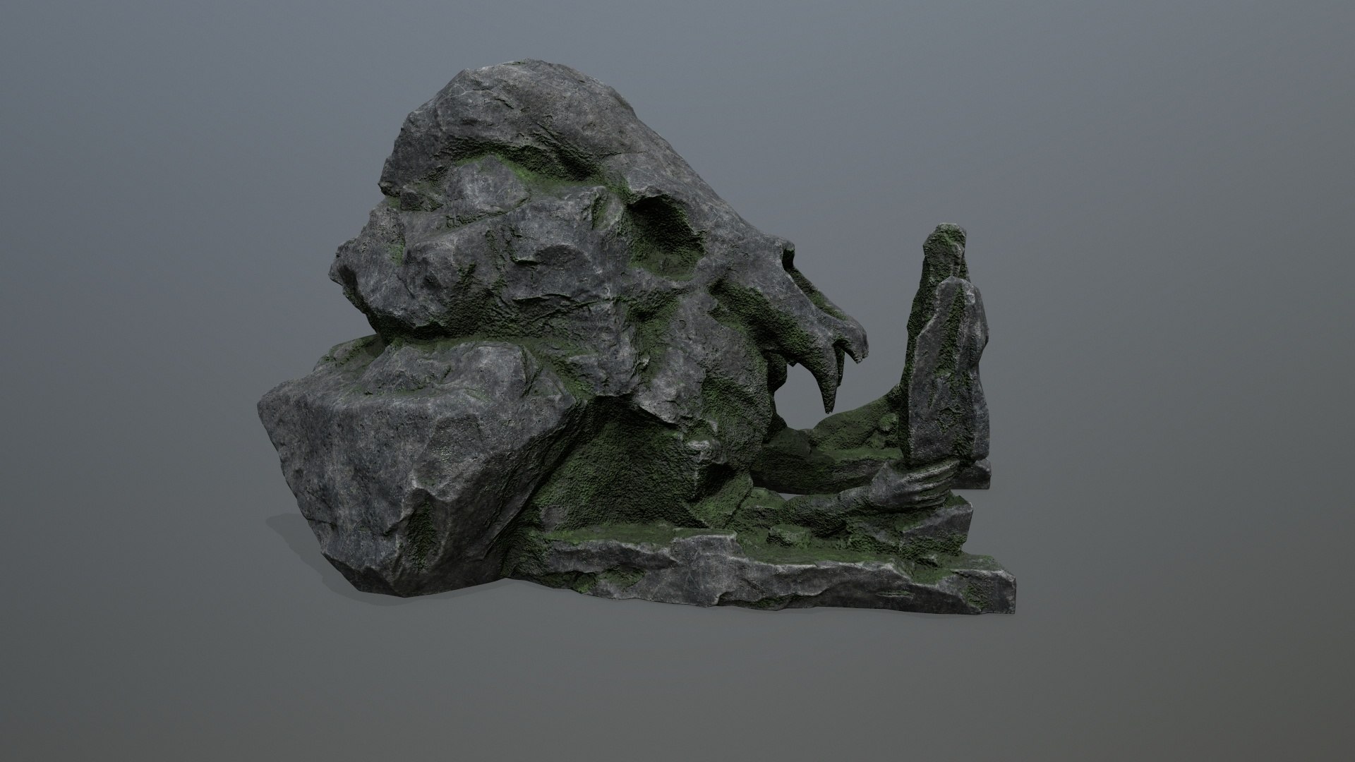 3D Skull Rock - TurboSquid 2147073