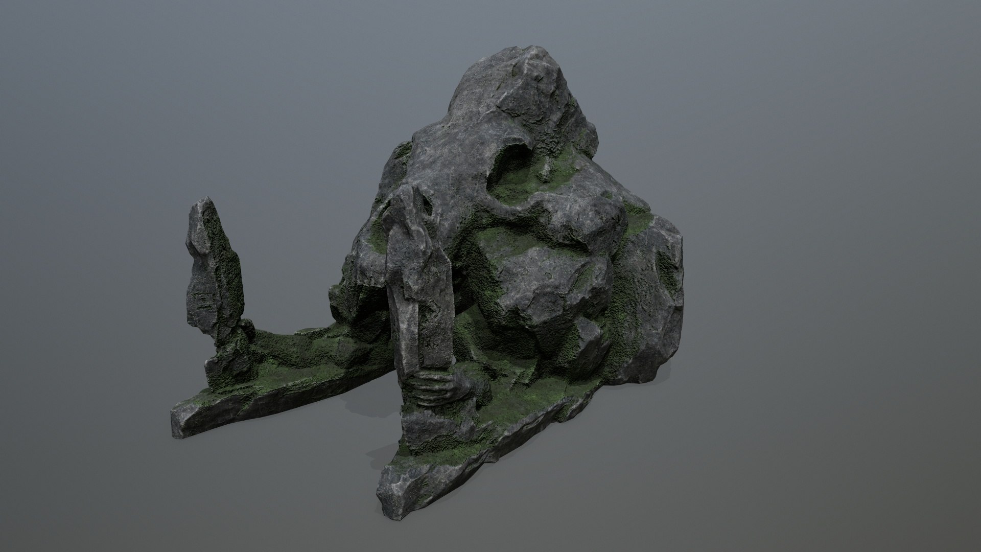 3D Skull Rock - TurboSquid 2147073