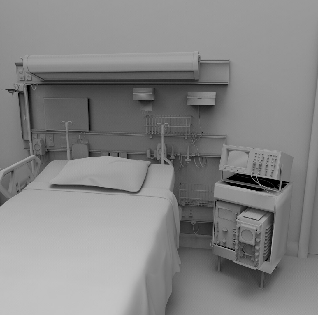 3d Hospital Room
