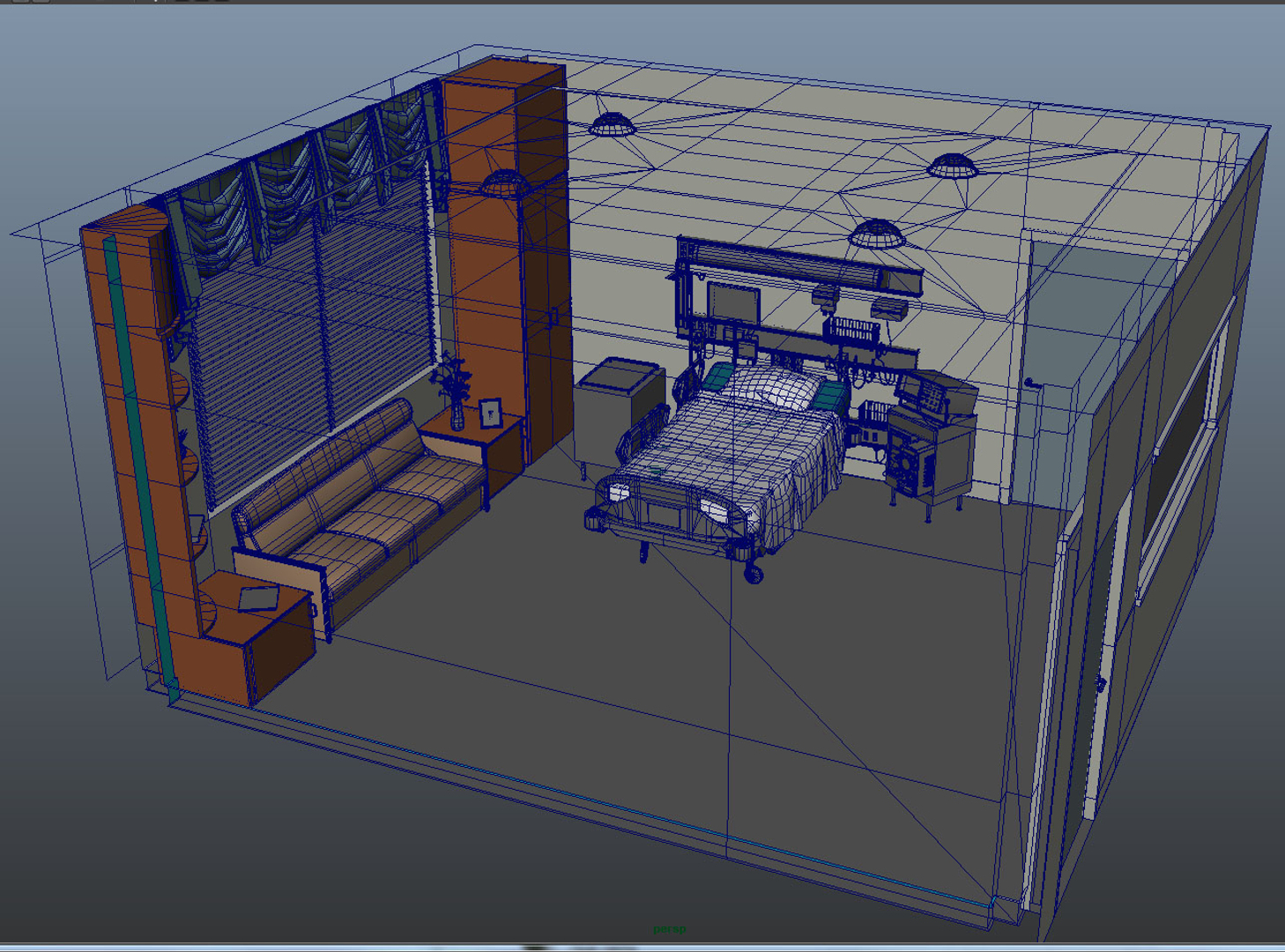 3d hospital room