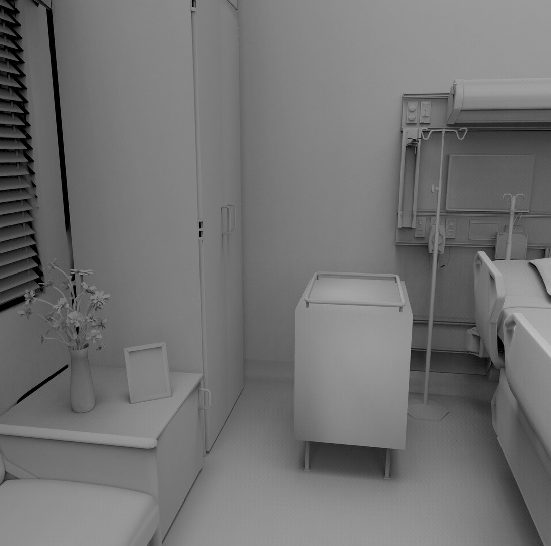 3d Hospital Room