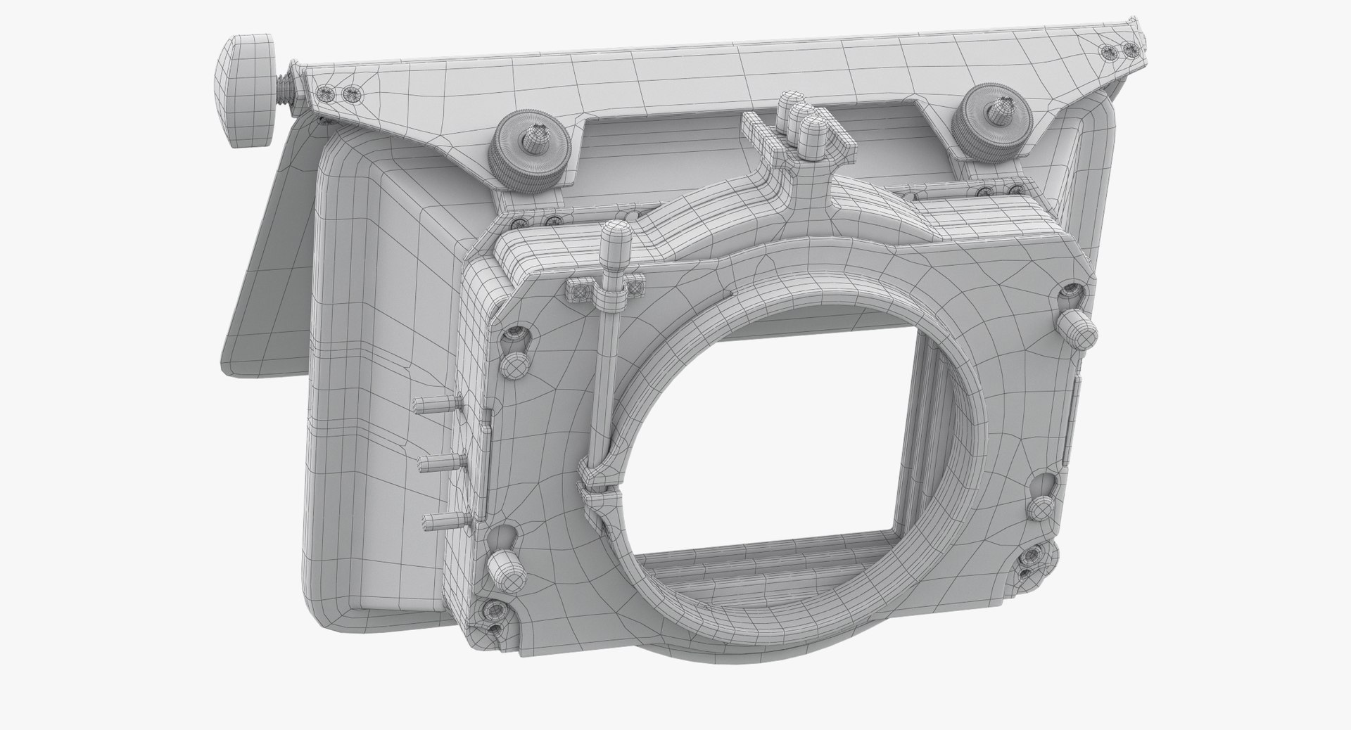 hood camera red epic 3d model