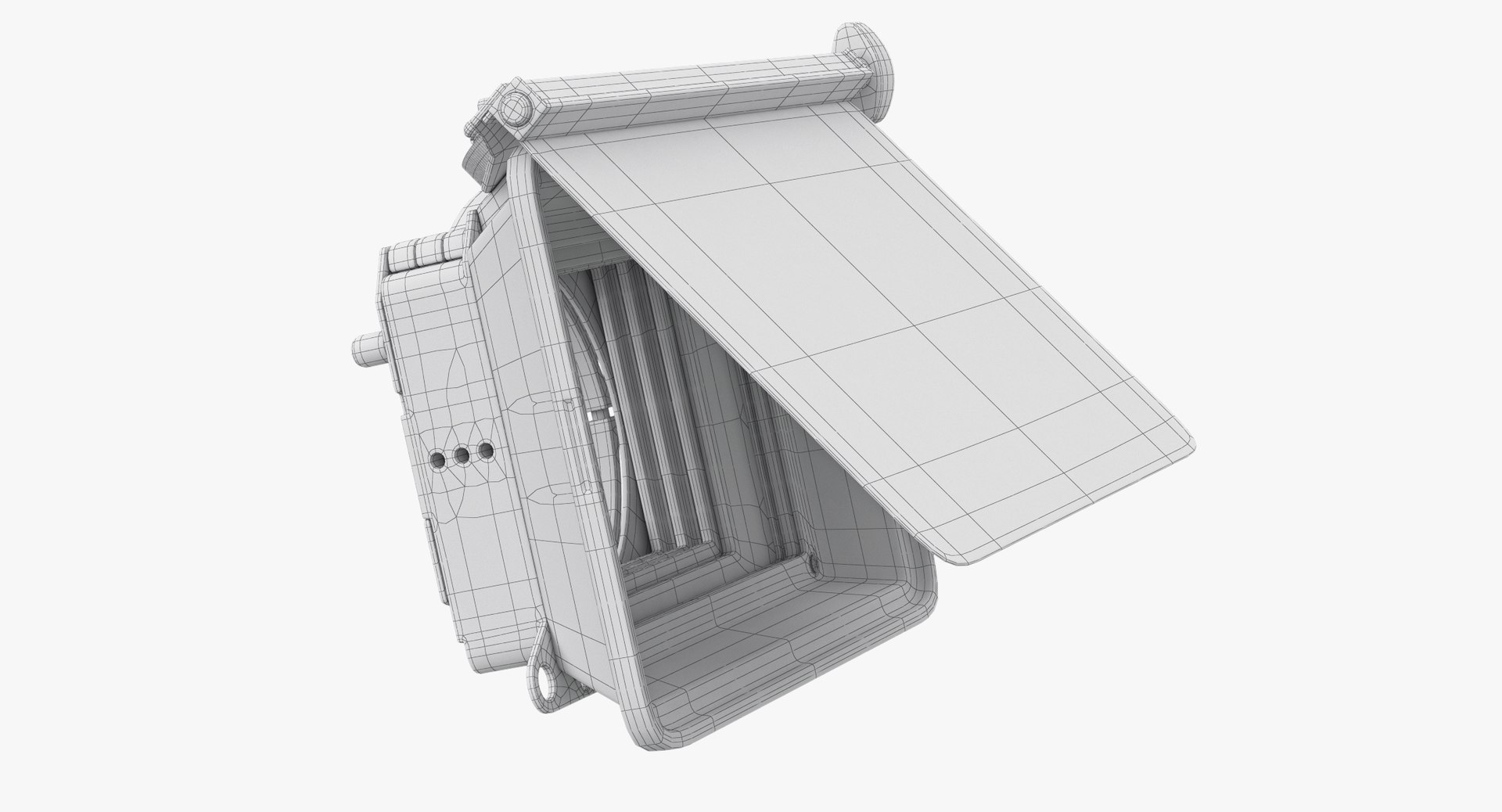 hood camera red epic 3d model