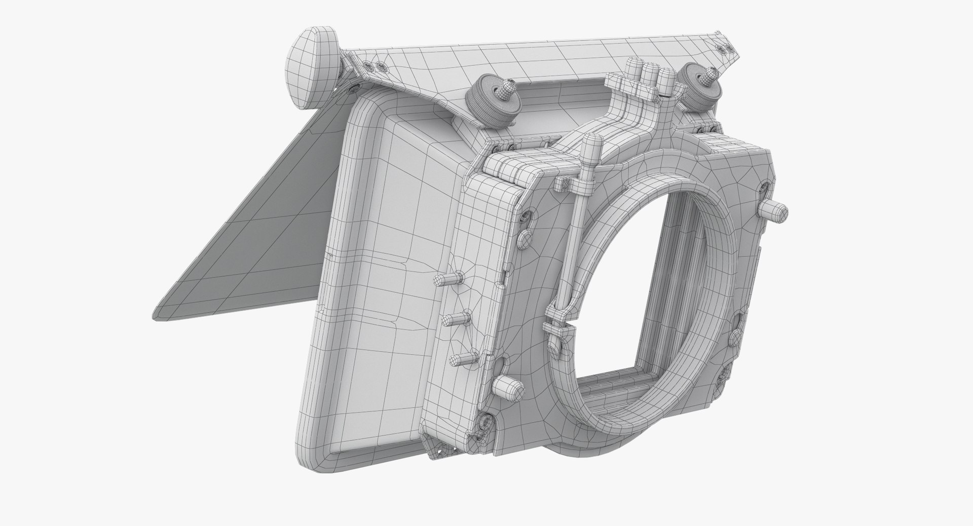 hood camera red epic 3d model