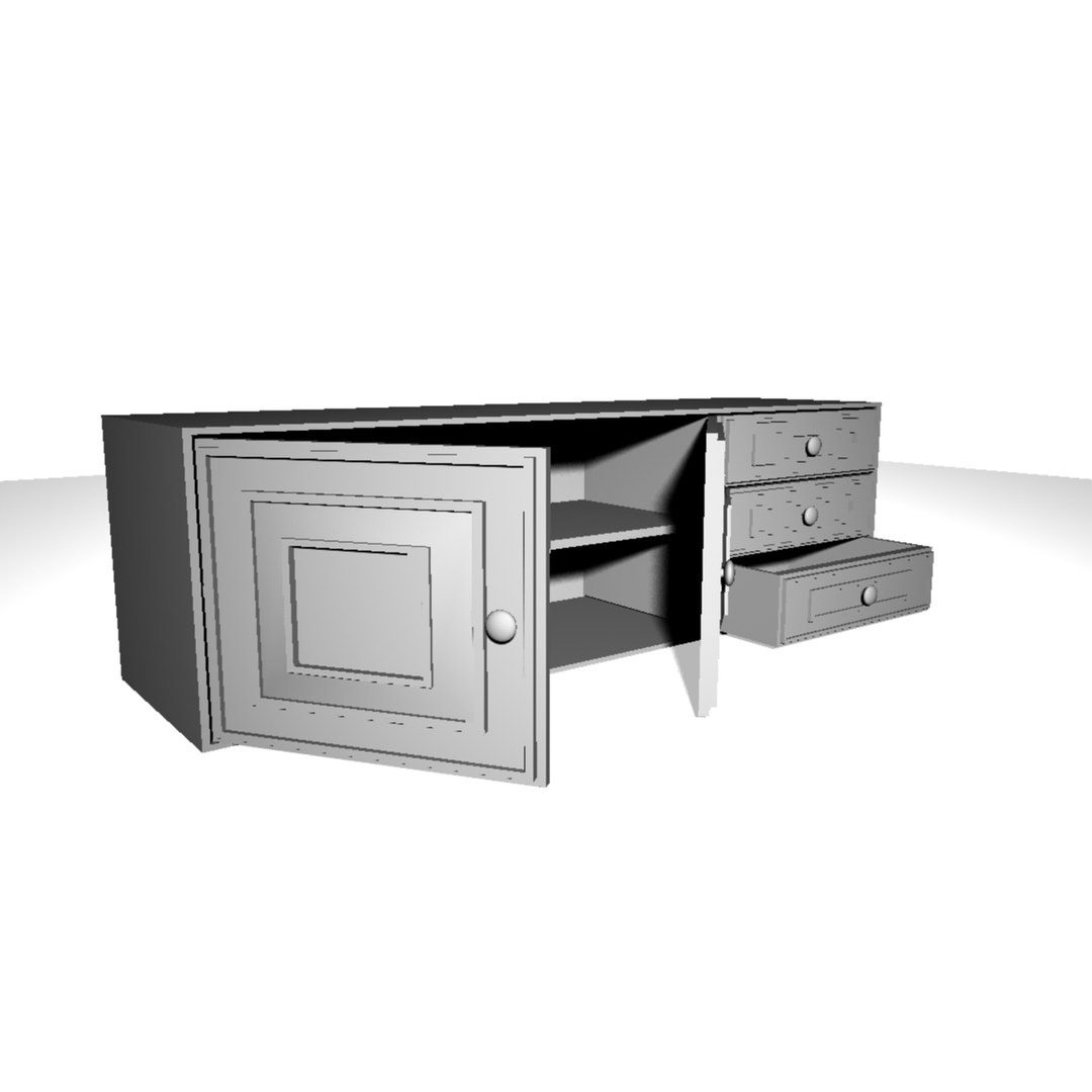 3d model cupboard