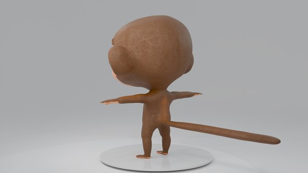 Monkey Cartoon Funny 3D model - TurboSquid 1978677