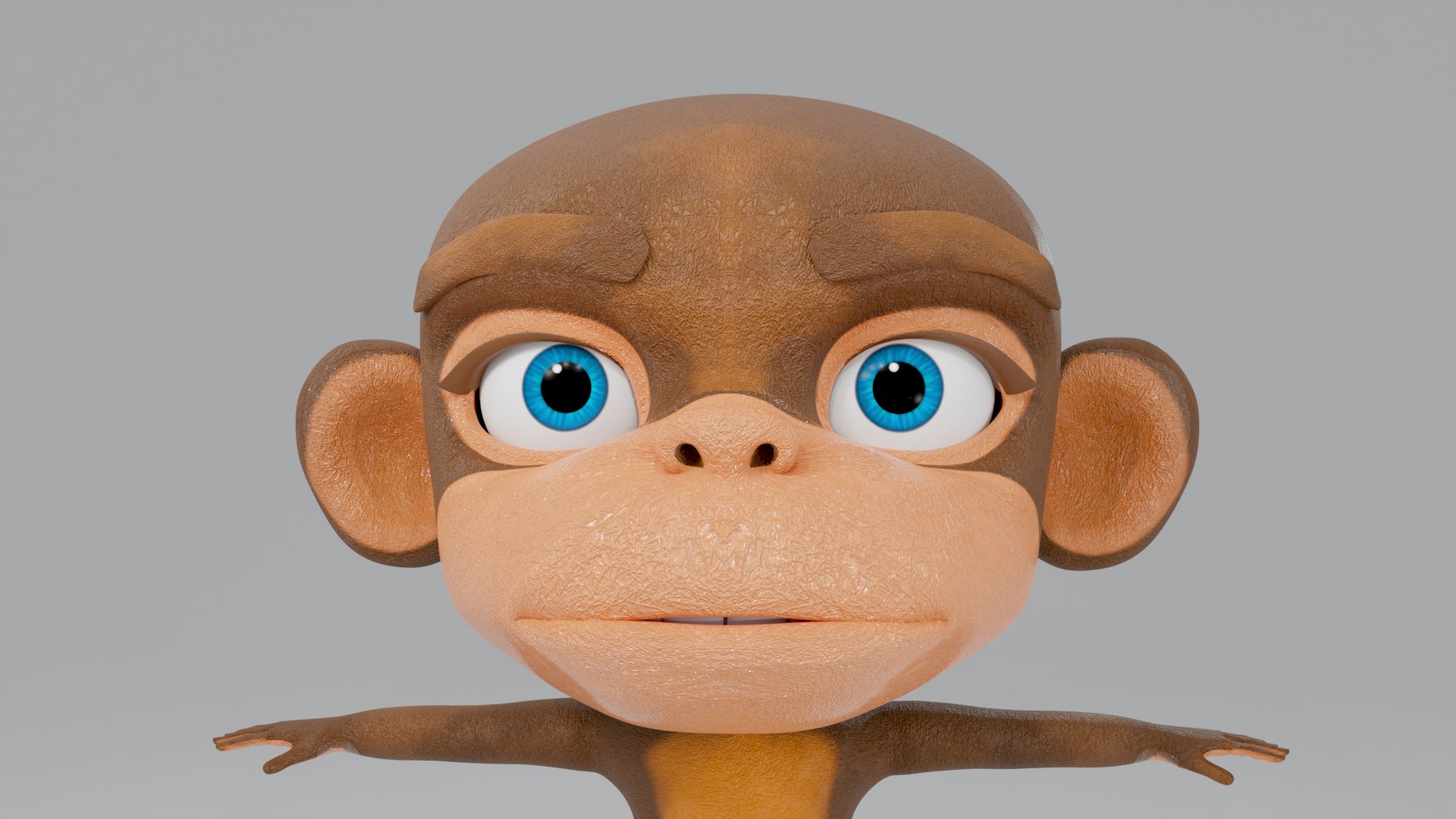 Monkey 3D Model - TurboSquid 1978677