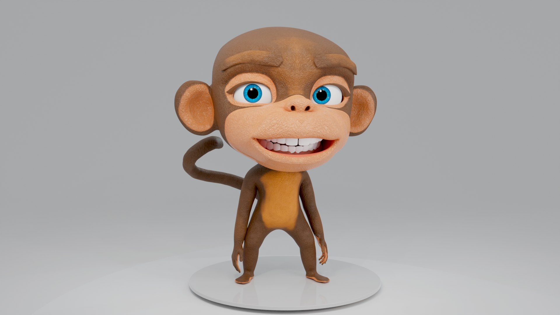 Monkey 3D Model - TurboSquid 1978677