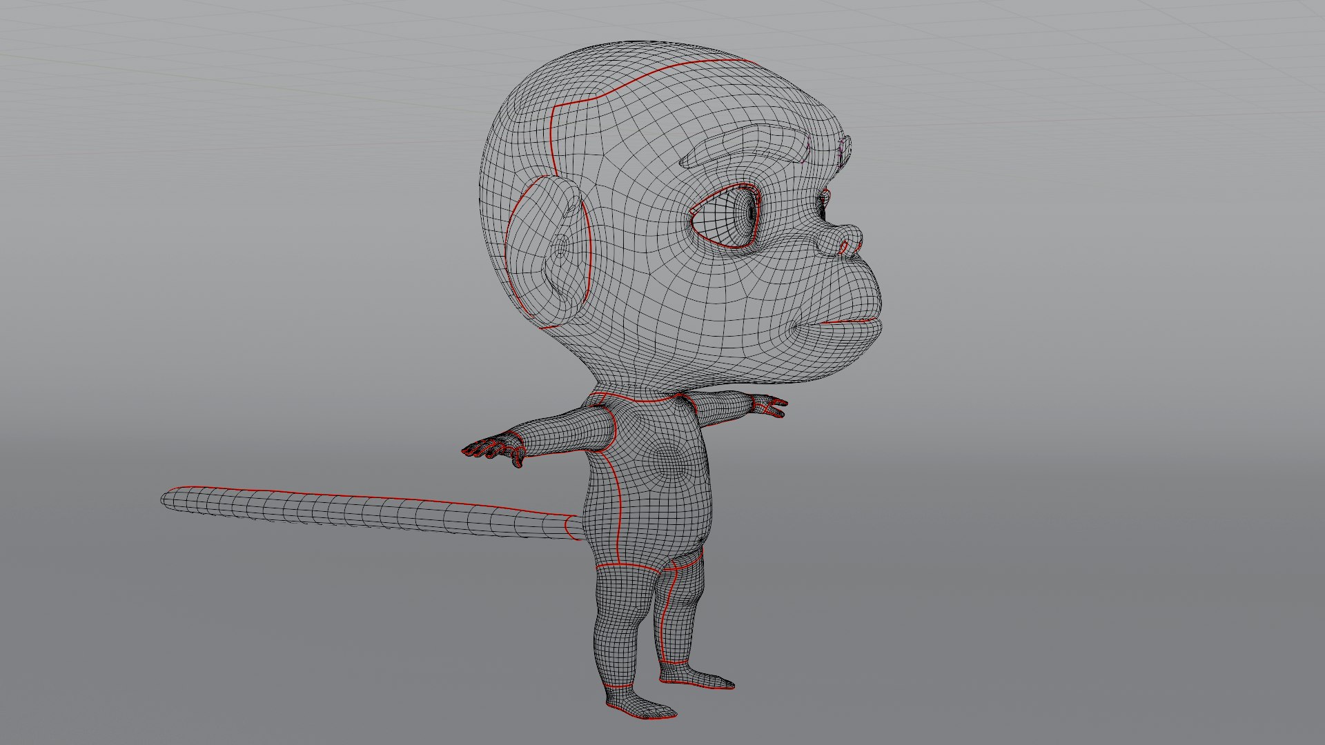 Monkey 3D Model - TurboSquid 1978677