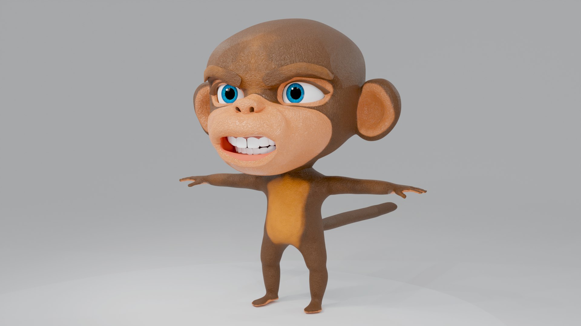Monkey 3D Model - TurboSquid 1978677