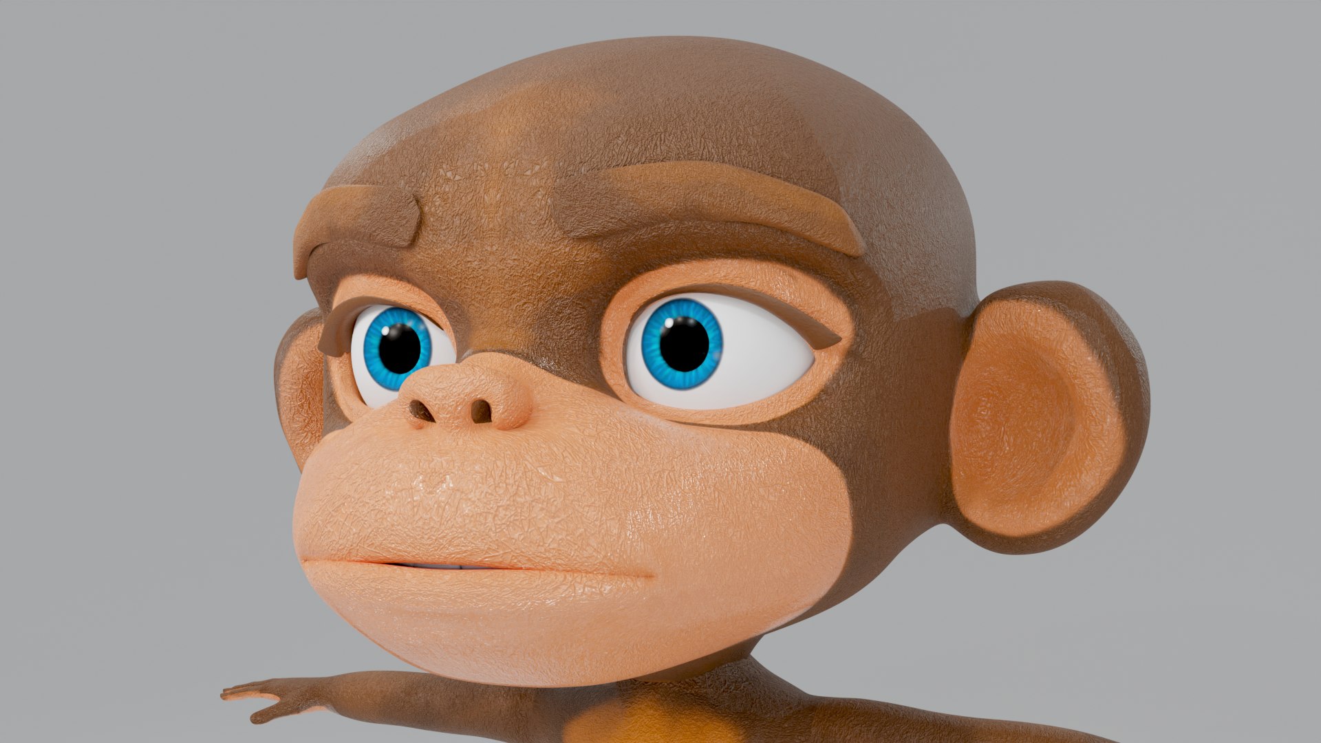 Monkey 3D model - TurboSquid 1978677